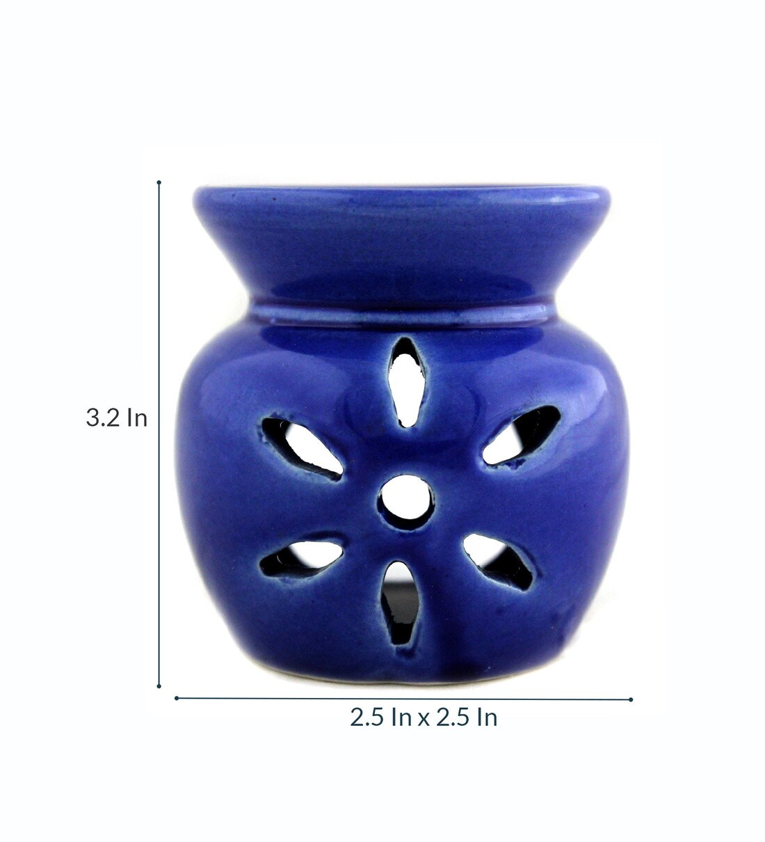 Buy Blue Ceramic Diffusers By Brahmz Online - Burners - Room Fragrances ...
