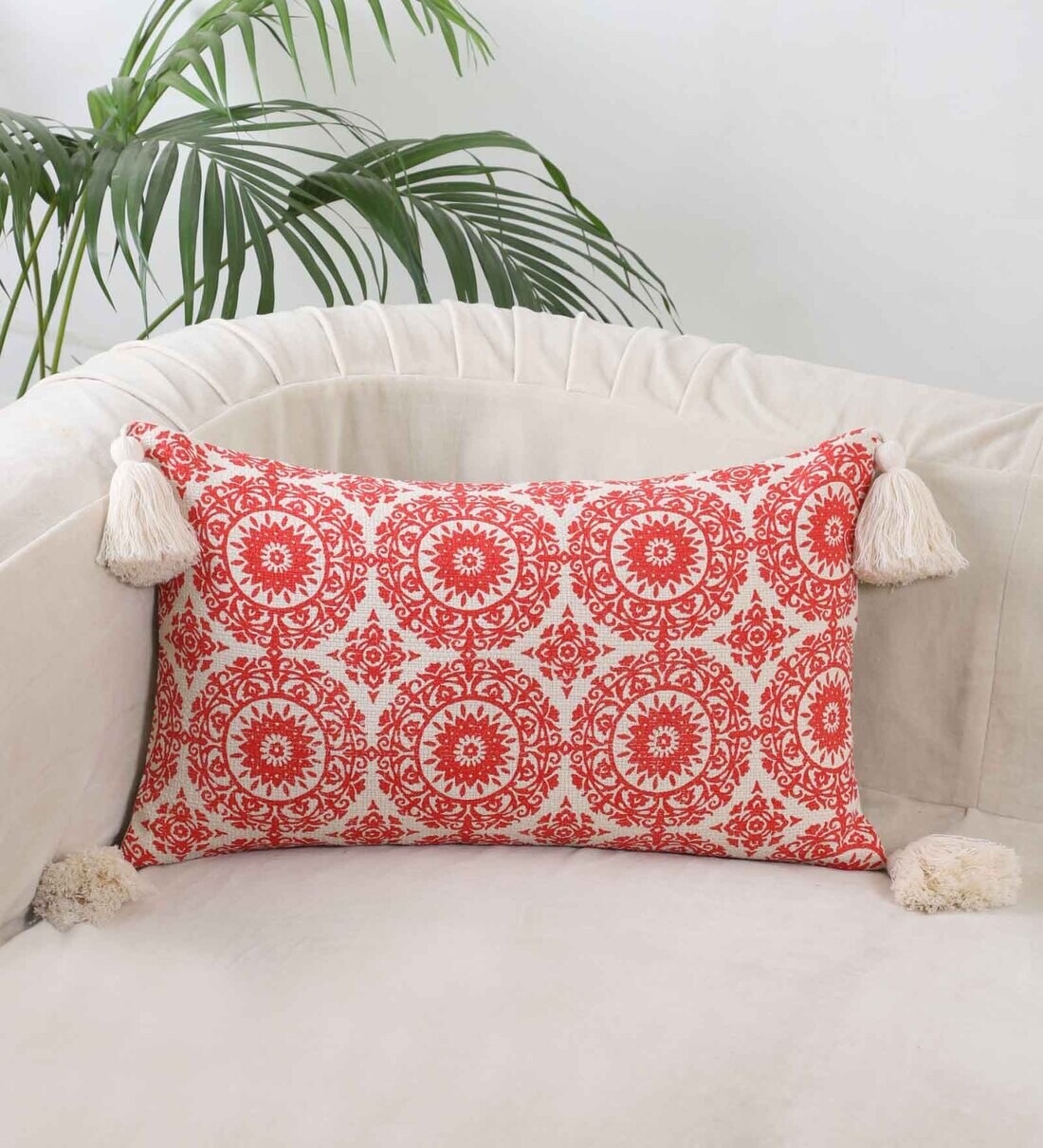 Buy Blue Cotton Abstract 12x20 inches Cushion Covers (1PC) at 56% OFF ...