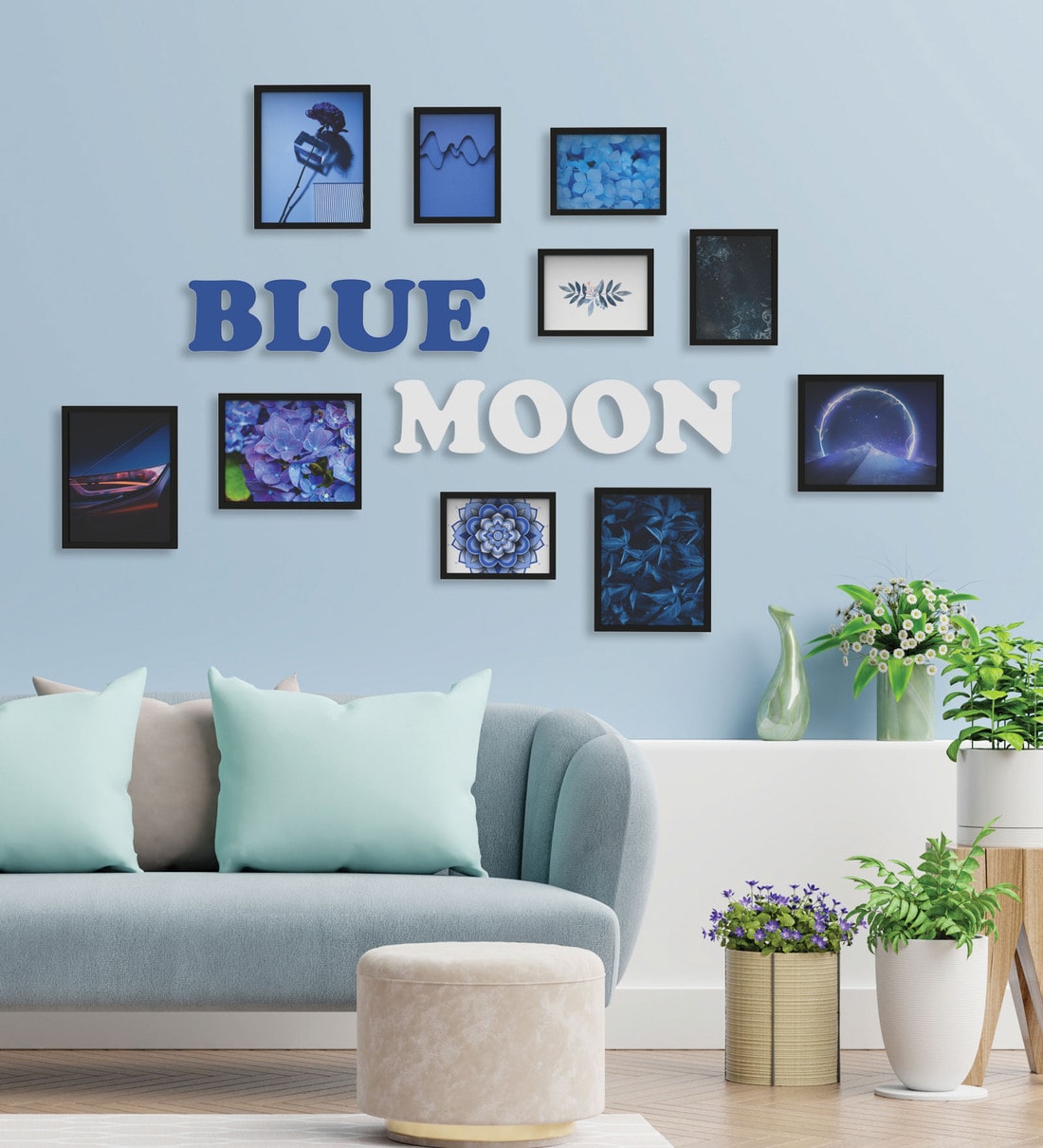Buy Blue Moon (Set Of 10) Black MDF Collage-Photo Frames at 3% OFF by ...