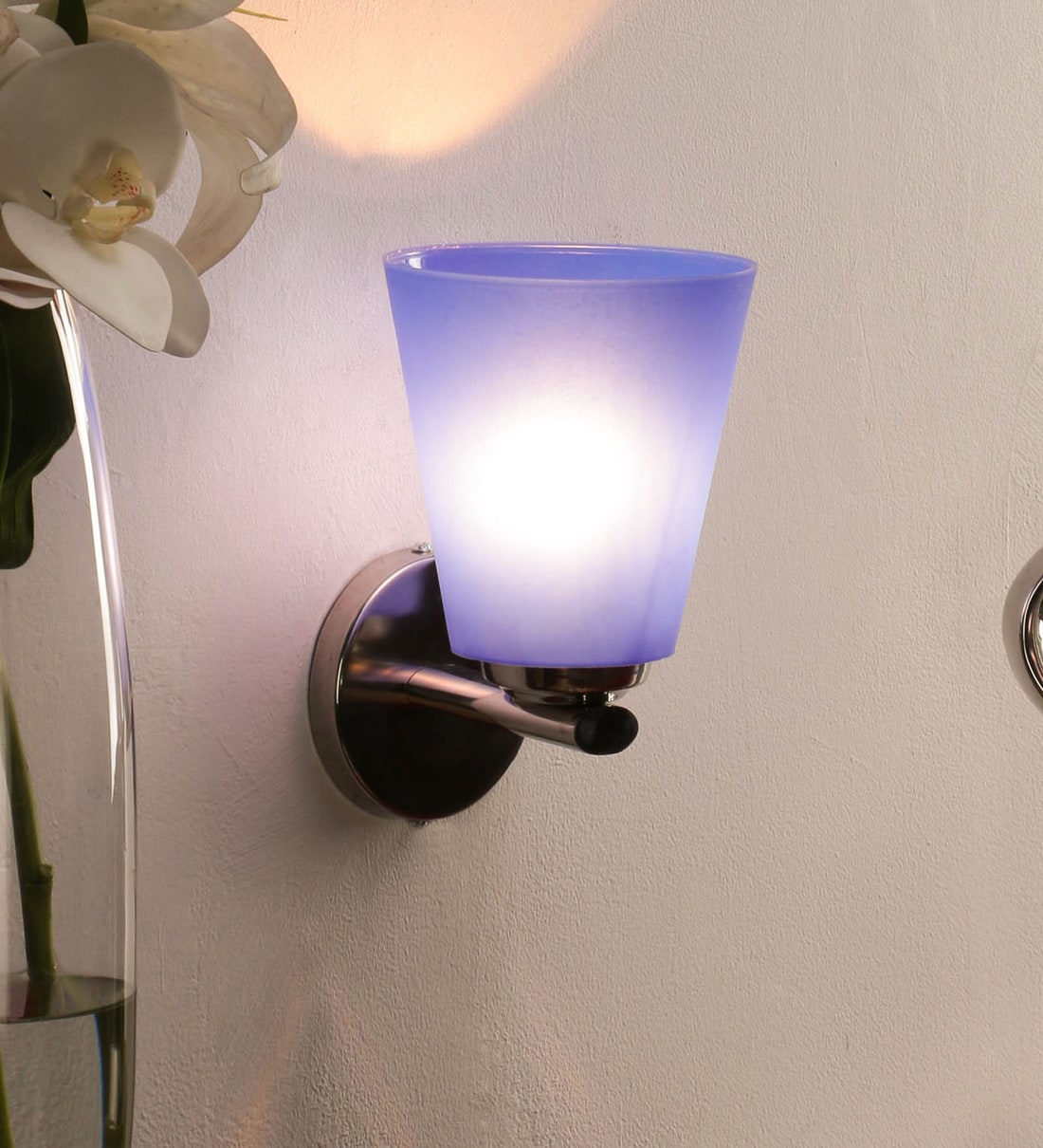 Buy Mountwill Blue Glass Wall Sconces at 46% OFF by DecorativeRay ...