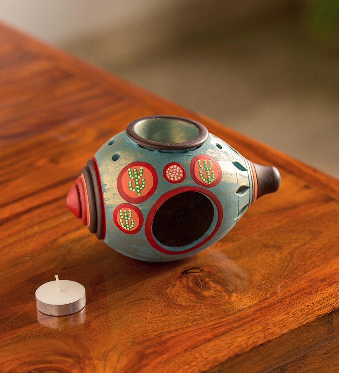 Buy Blue Terracotta Aroma Diffuser by ExclusiveLane at 42% OFF by ...