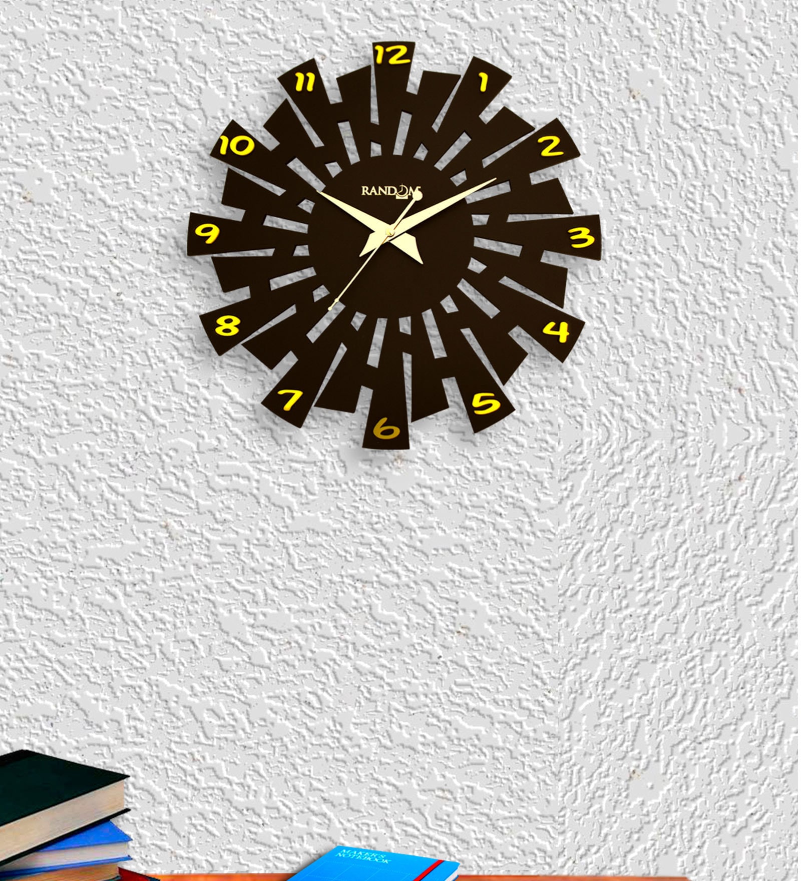 Buy Black Wooden Evolution Wall Clock at 17% OFF by Random | Pepperfry