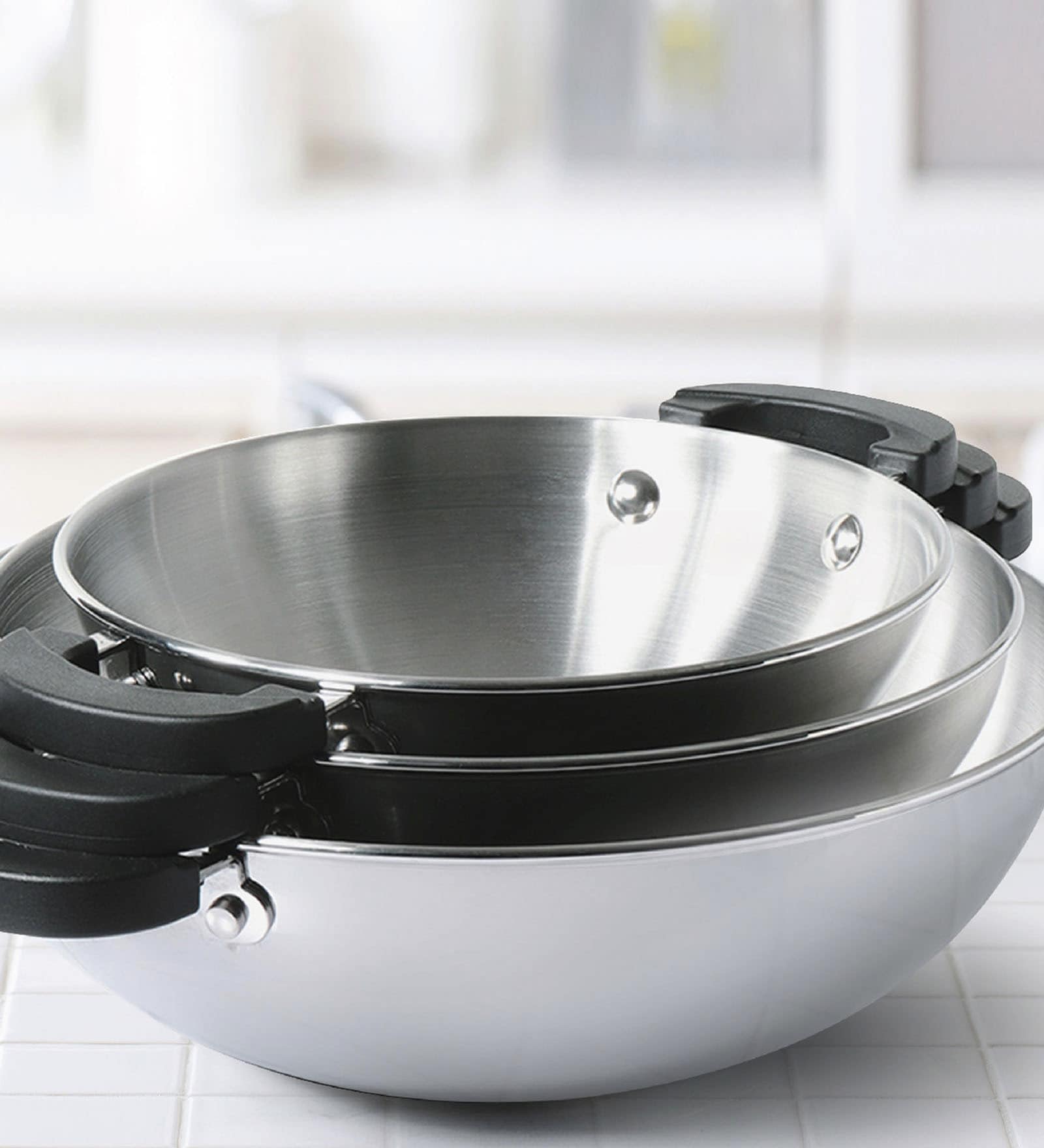 Buy Silver Stainless Steel Cookware Set By Meyer at 18% OFF by Meyer ...
