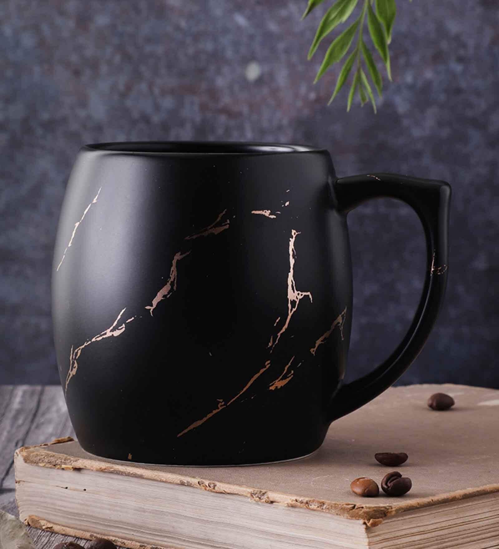 Buy Oriental 500ml Black & Gold Coffee Mug at 26% OFF by OddCroft ...