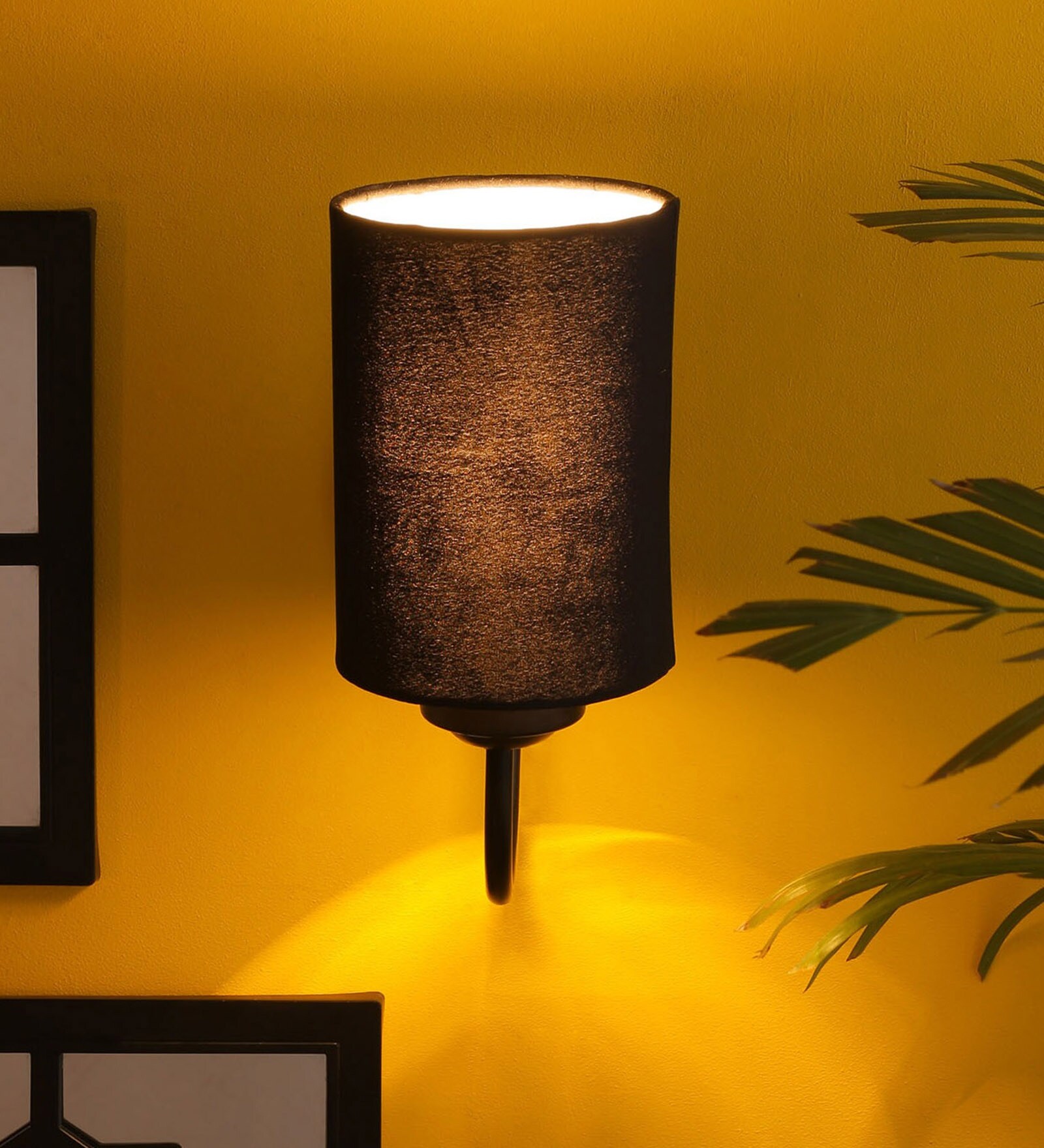 Buy Black Cotton Wall Light by New Era at 23% OFF by New Era | Pepperfry