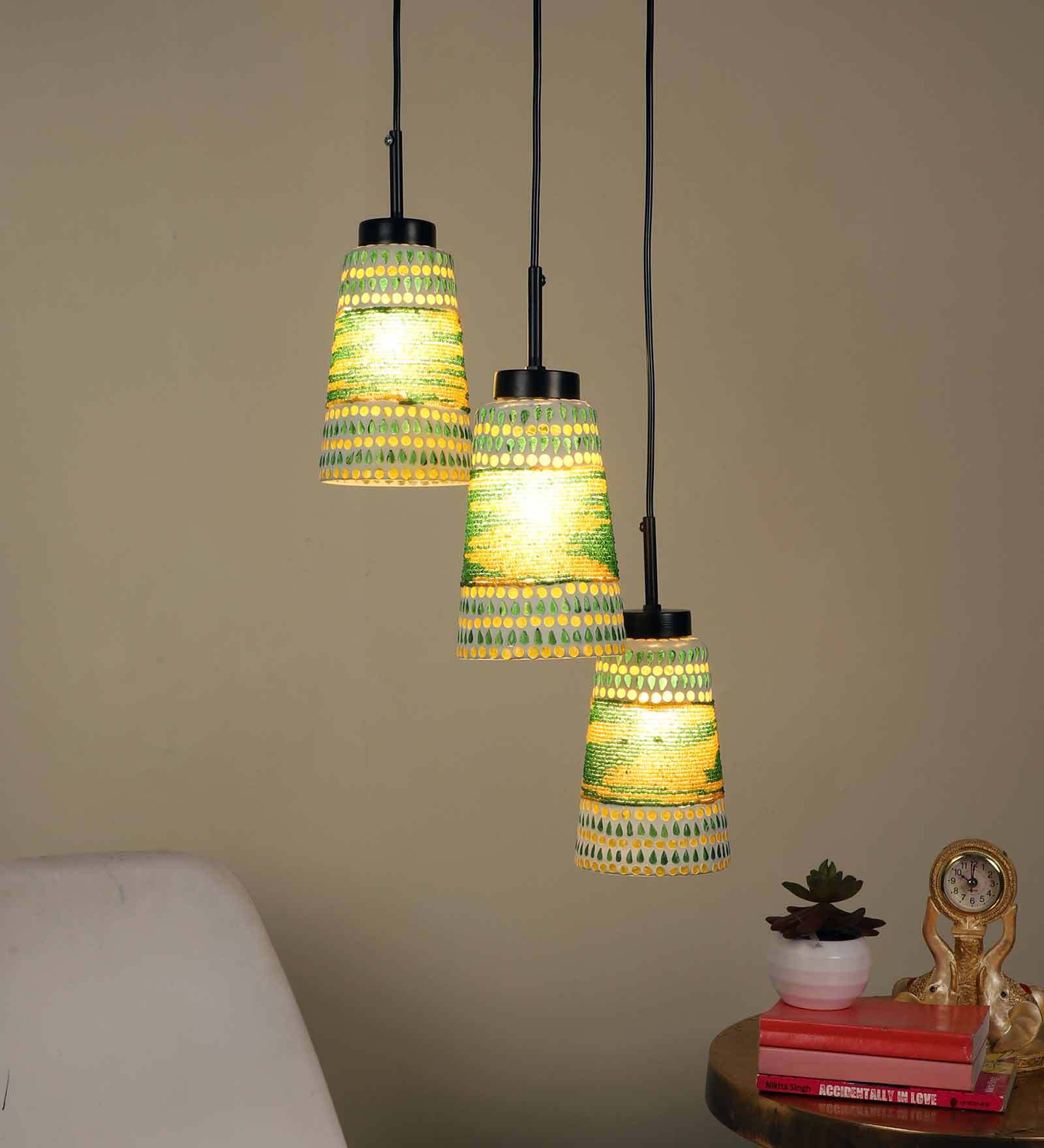 Buy Black Iron Cluster Hanging By Eliante By Jainsons Lights at 44% OFF ...