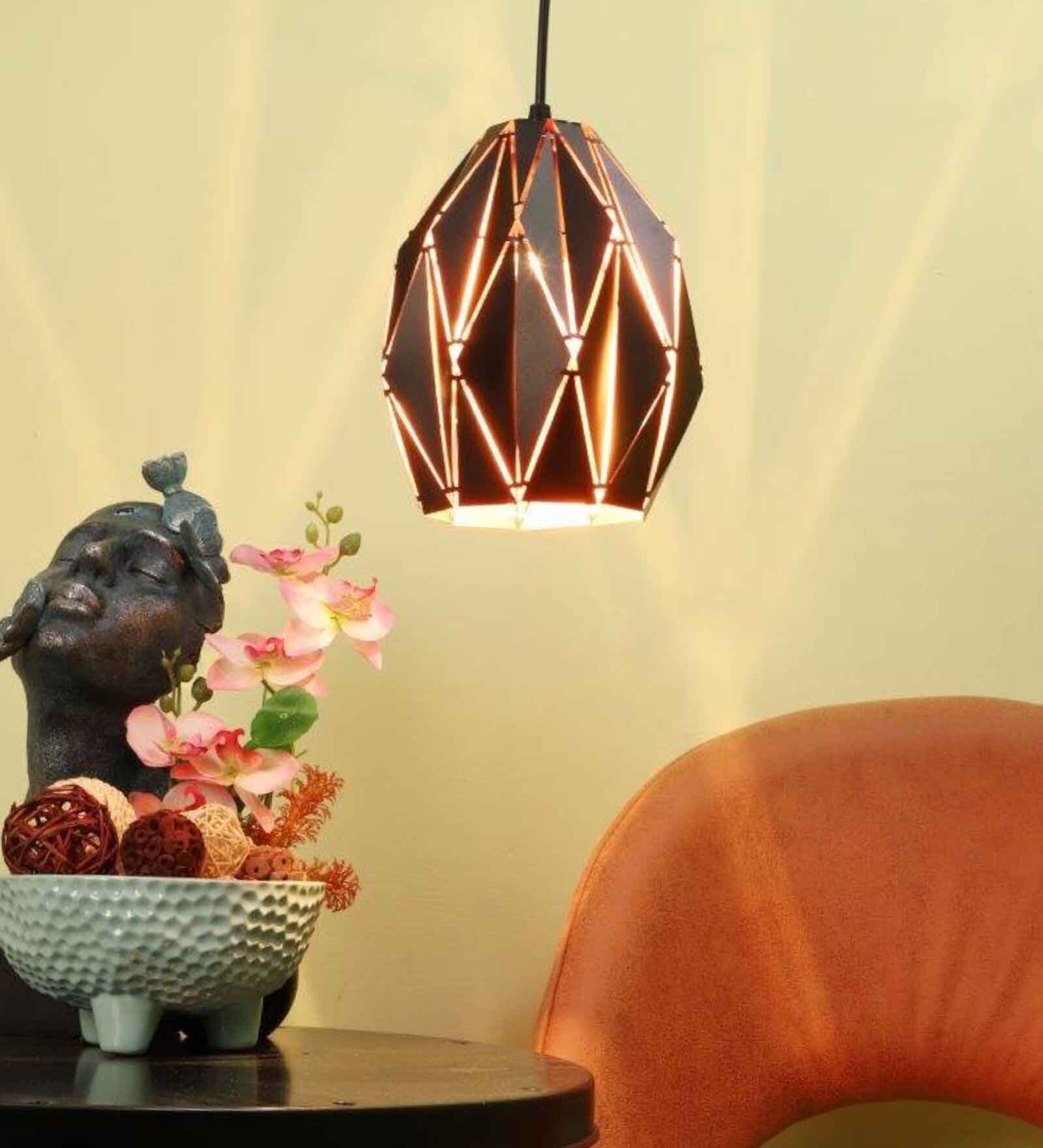 Buy Black Iron Hanging Lights By Eliante By Jainsons Lights at 45% OFF ...