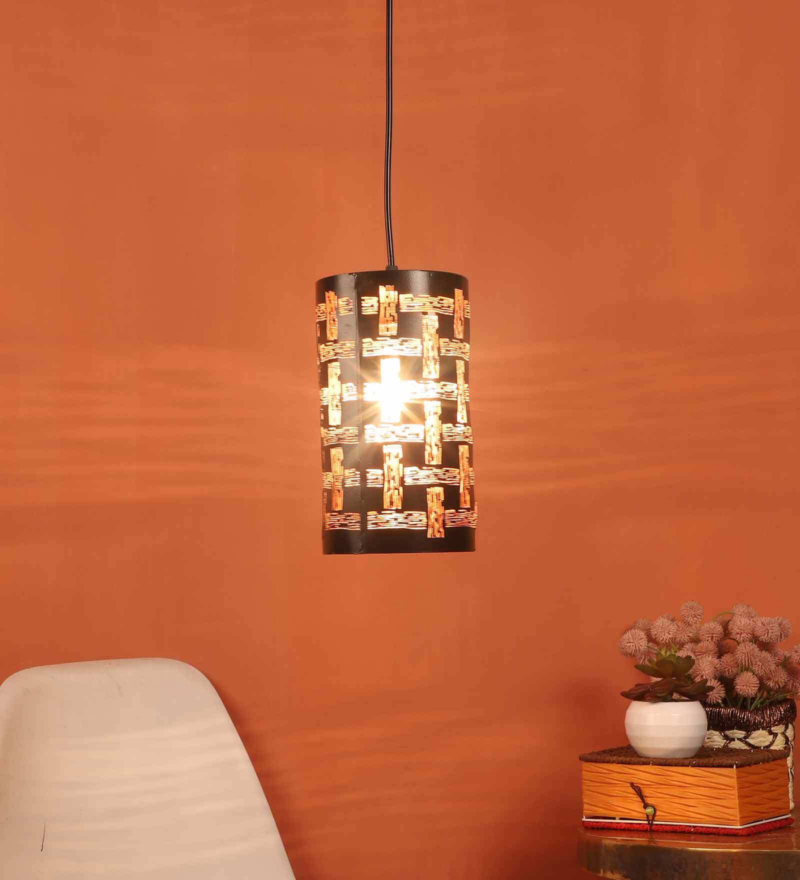 Buy Black Iron Hanging Lights at 48% OFF by Eliante by Jainsons Lights ...