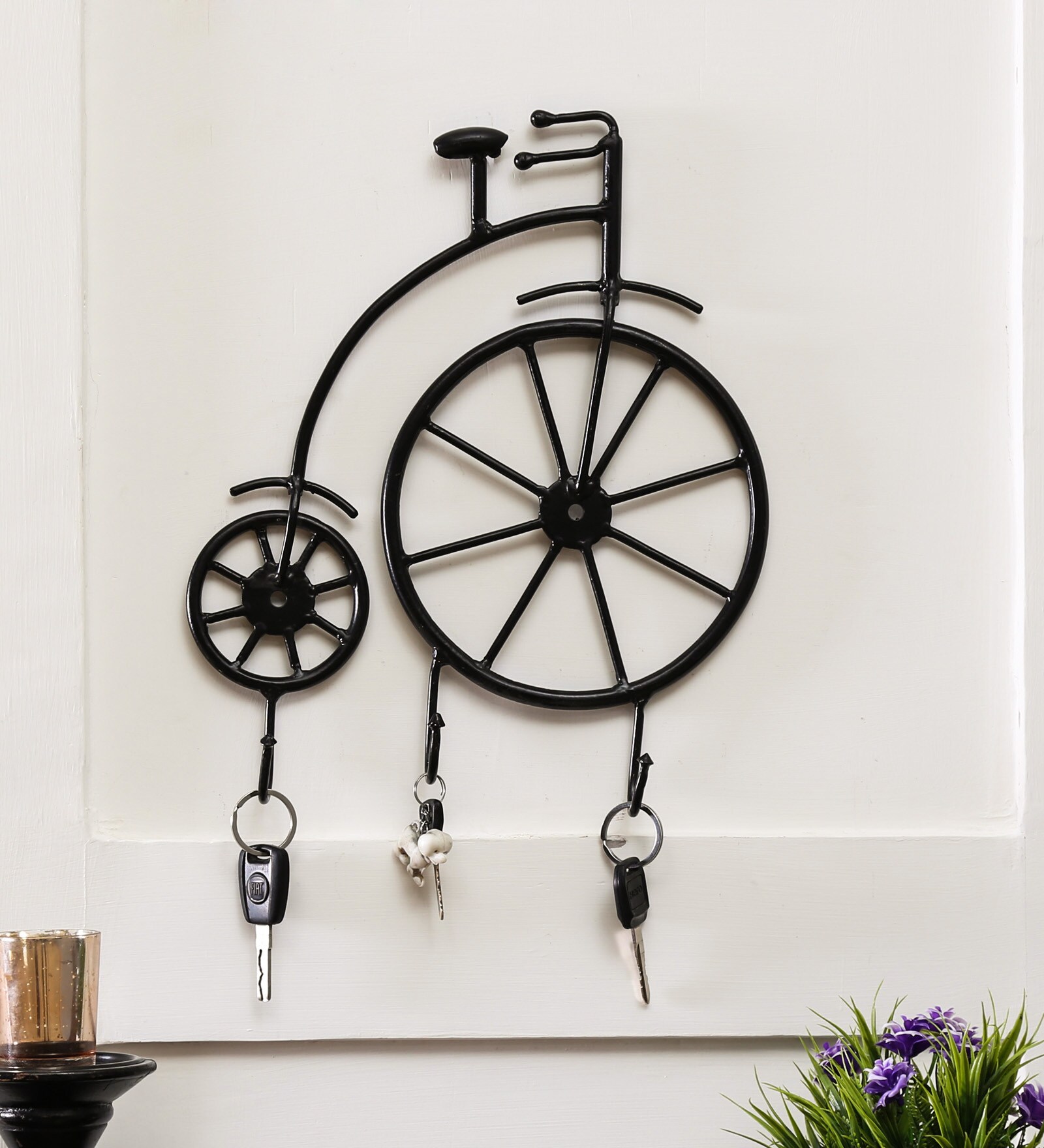 Buy Black Iron The Vintage Bicycle Key Holder at 32% OFF by Accurate ...