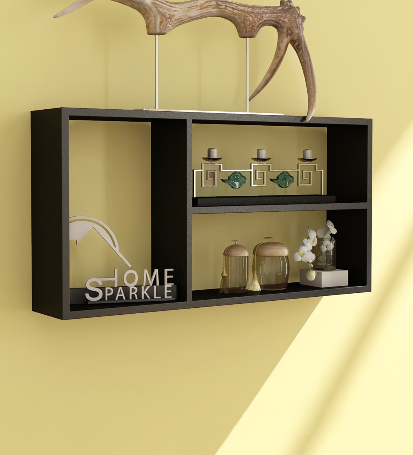 Buy Engineered Wood Rectangle Wall Shelf by Home Sparkle at 13% OFF by ...