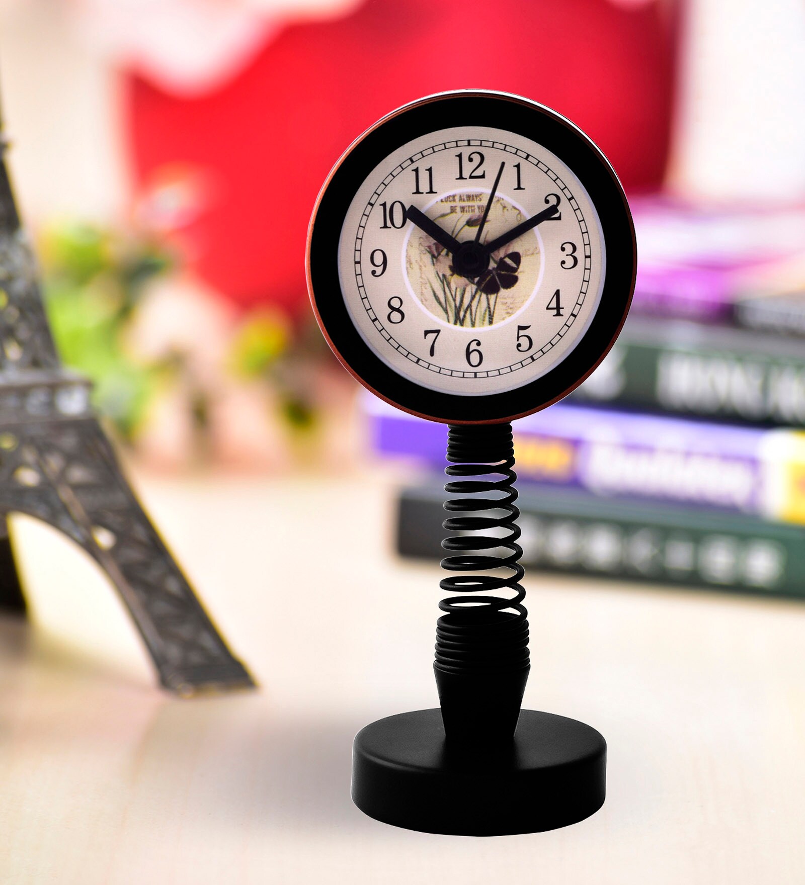 Buy Black Metal Alarm Clock With Spring Steel Wire By Archies Online ...