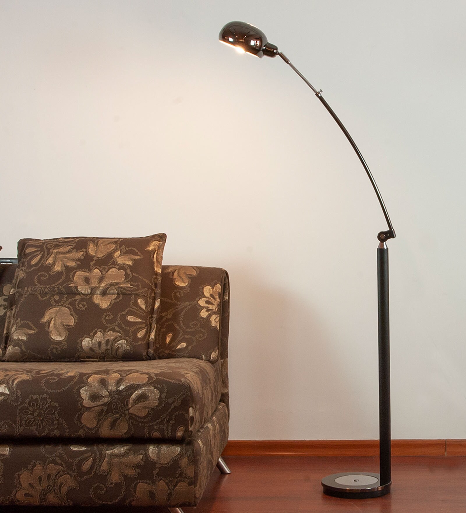 Buy Black Metal Shade Floor Lamp with Black Base by Kapoor LampShades ...