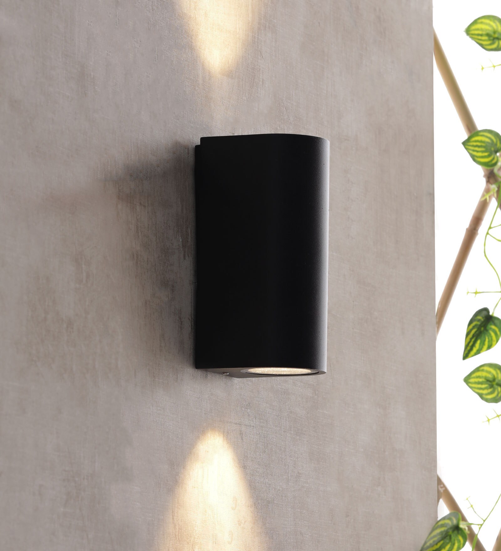 Buy Black Metal Grok Up-Down Wall Mounted Light by Jainsons Emporio at ...