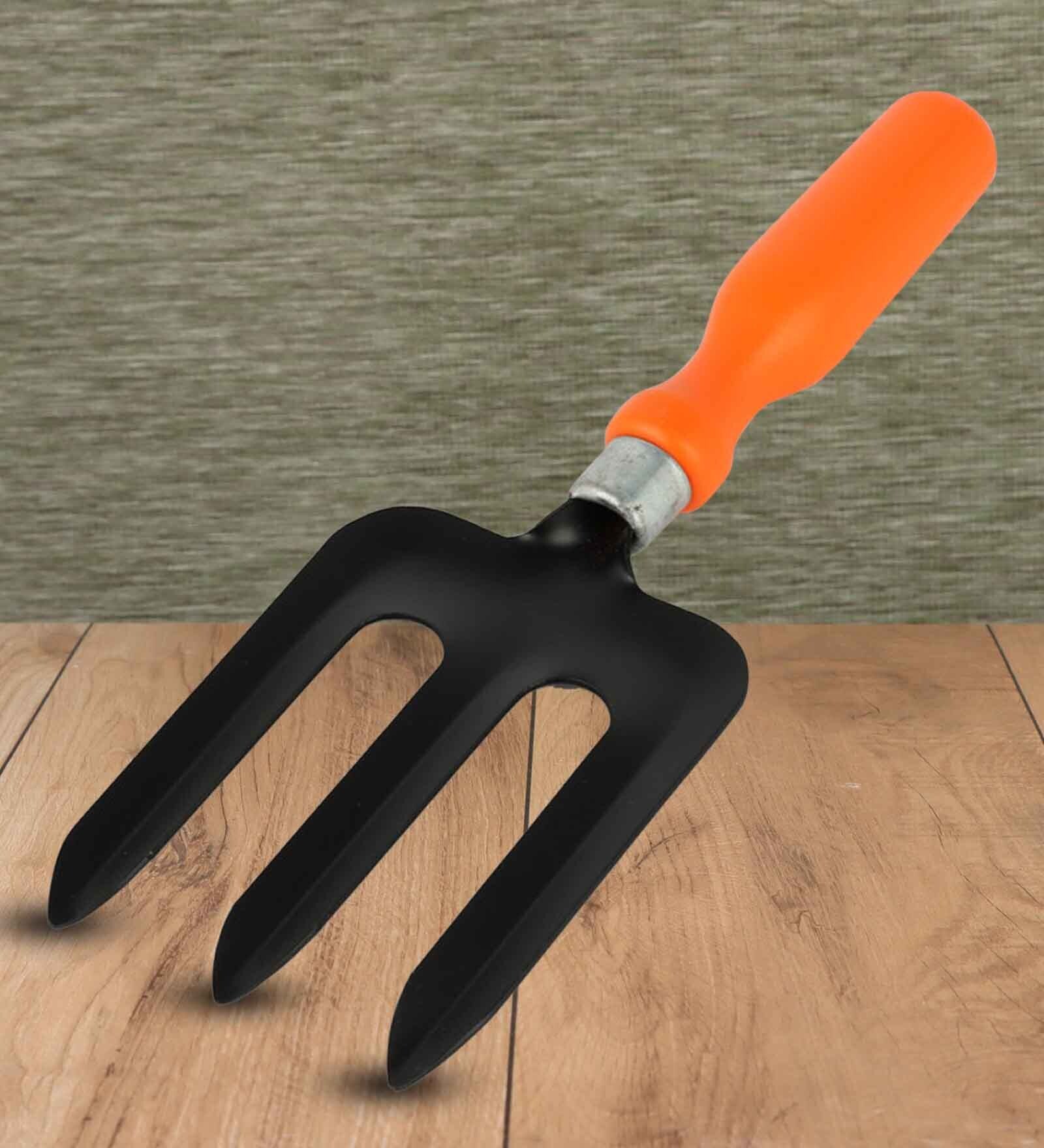 Buy Black Metal with Plastic Handle Fork Gardening Tool by Ferns N ...