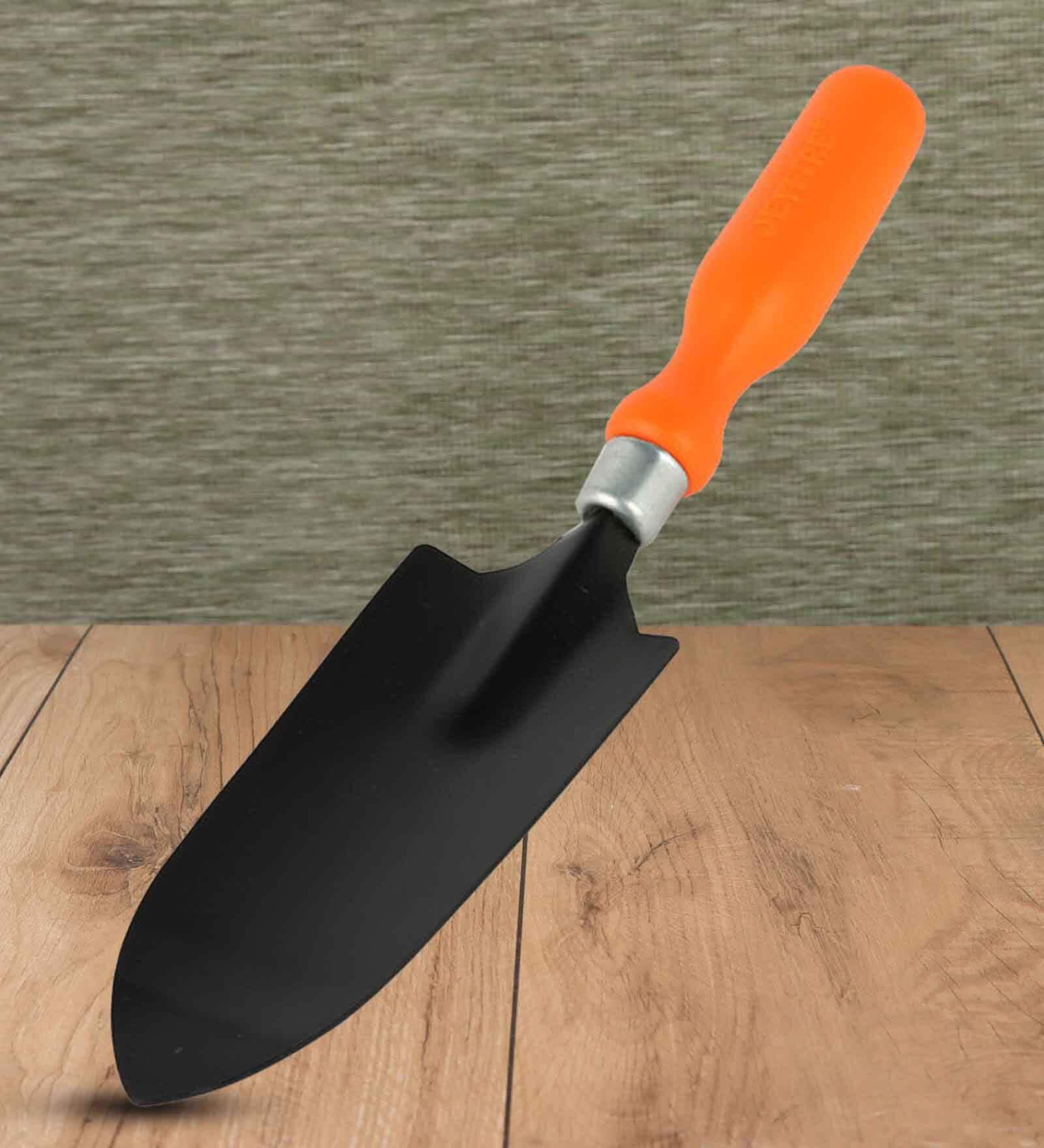 Buy Black Metal with Plastic Handle Small Trowel Gardening Tool by ...