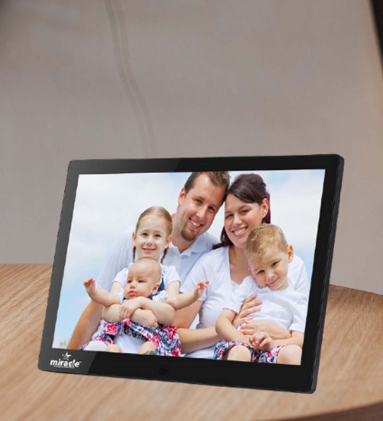 Buy Black Plastic 15 Inch Digital HDMI Photo Frame by Miracle Digital ...