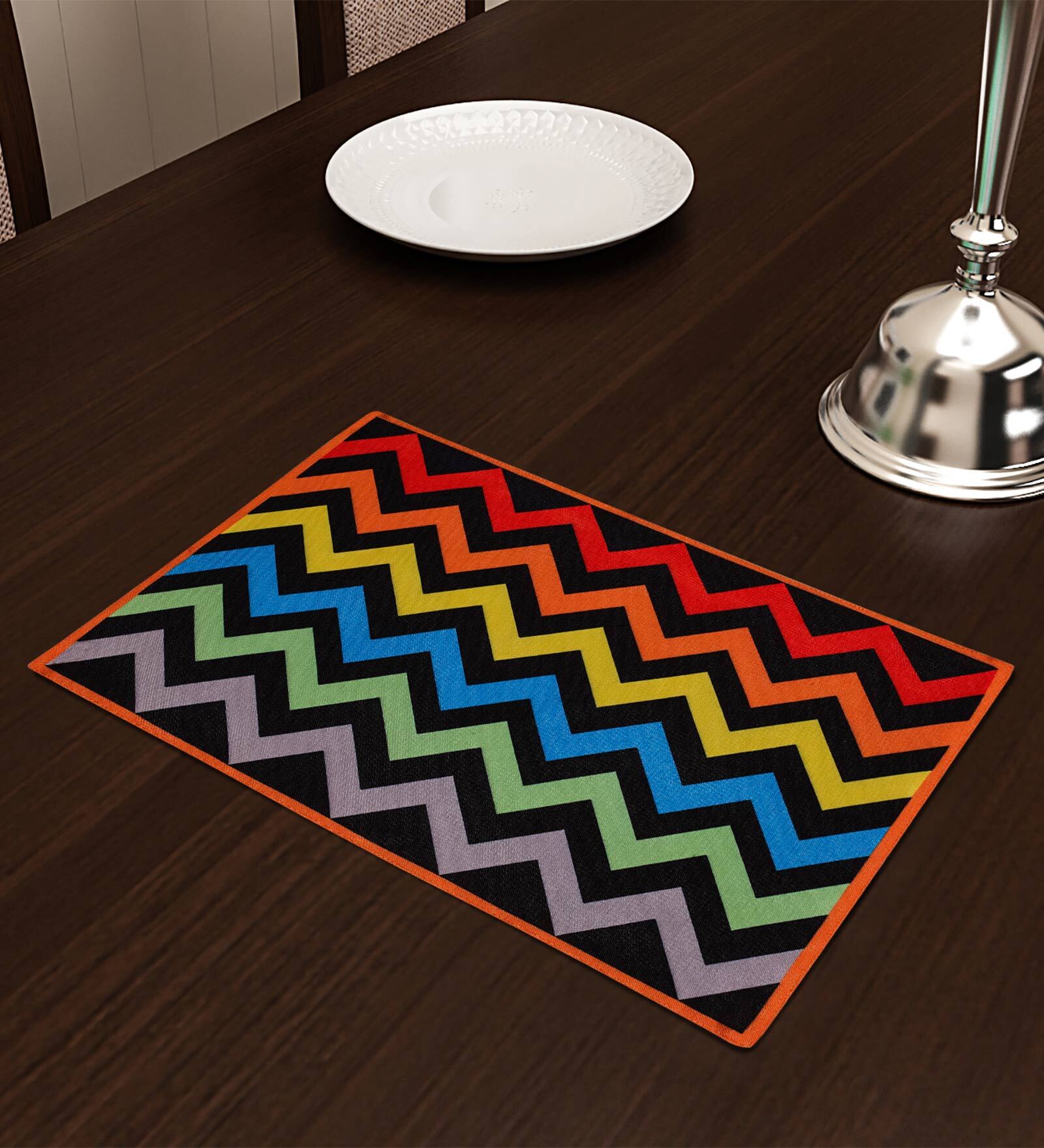 Buy Jeremiah (12x18) Multicolor Poly Cotton (Set of 6) Placemat at 74% ...