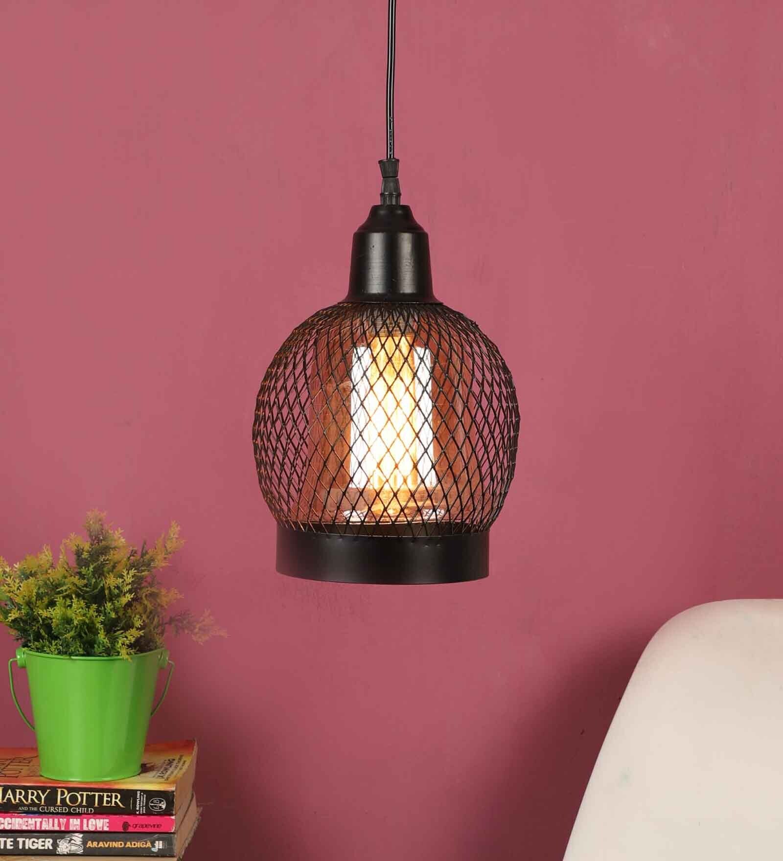 Buy Black Rope Hanging Lights By Eliante By Jainsons Lights at 44% OFF ...
