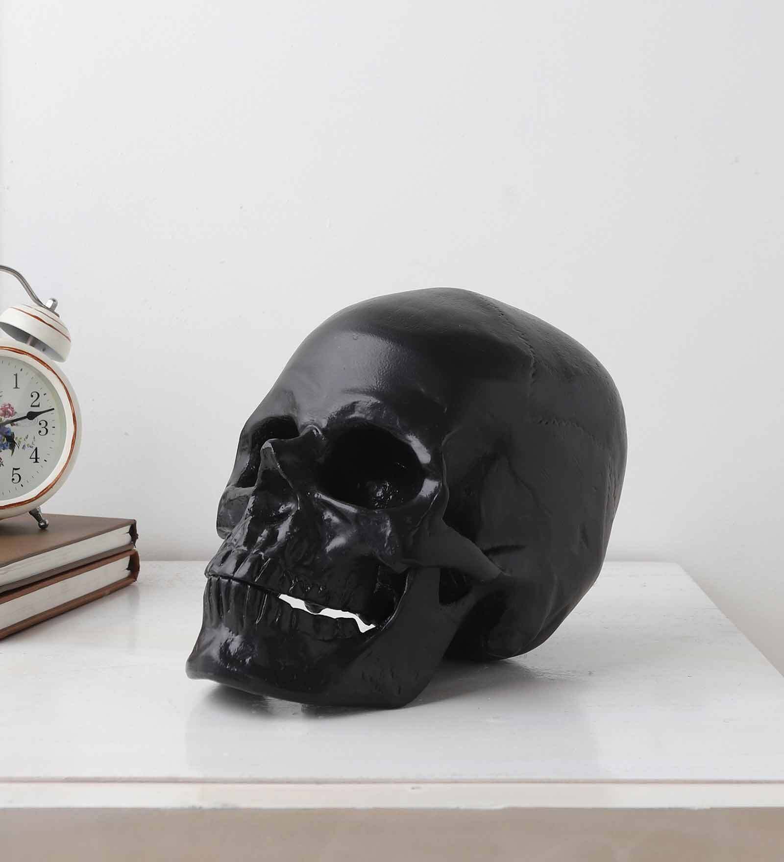 Buy Black Skull Aluminium Table Accent at 14% OFF by Decor de Maison ...