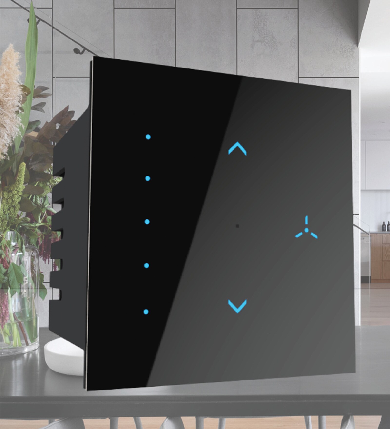 Buy Black Smart Touch Switch Fan Regulator By Kamonk Online - Smart ...