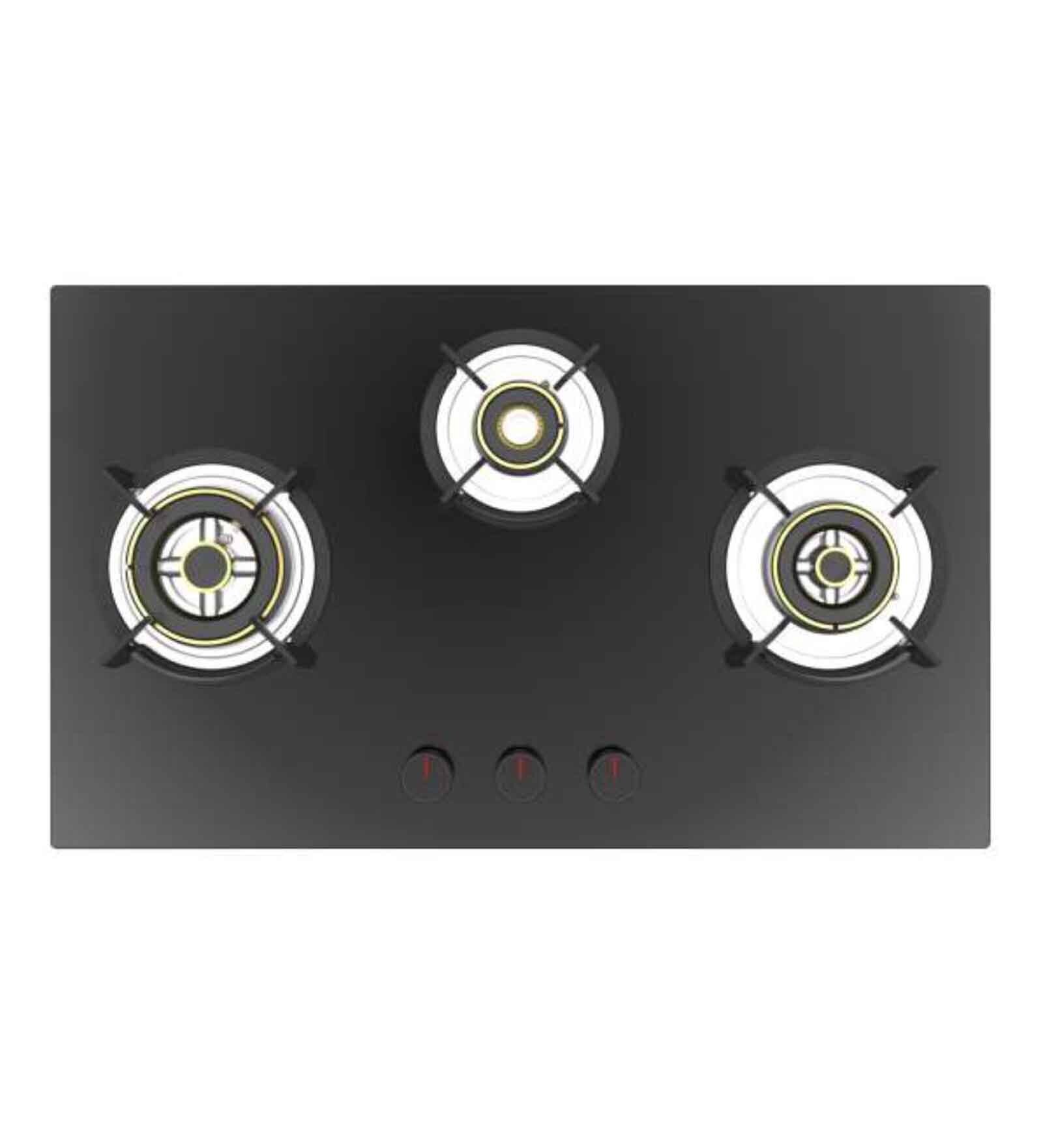 Buy Black Stainless Steel 3 Burners Built - In Hobs at 25% OFF by ...
