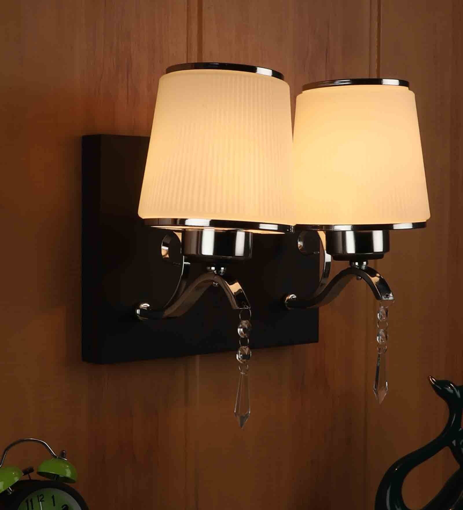 Buy Blanca plateada brown mdf Wall Light by Eliante by Jainsons Lights ...