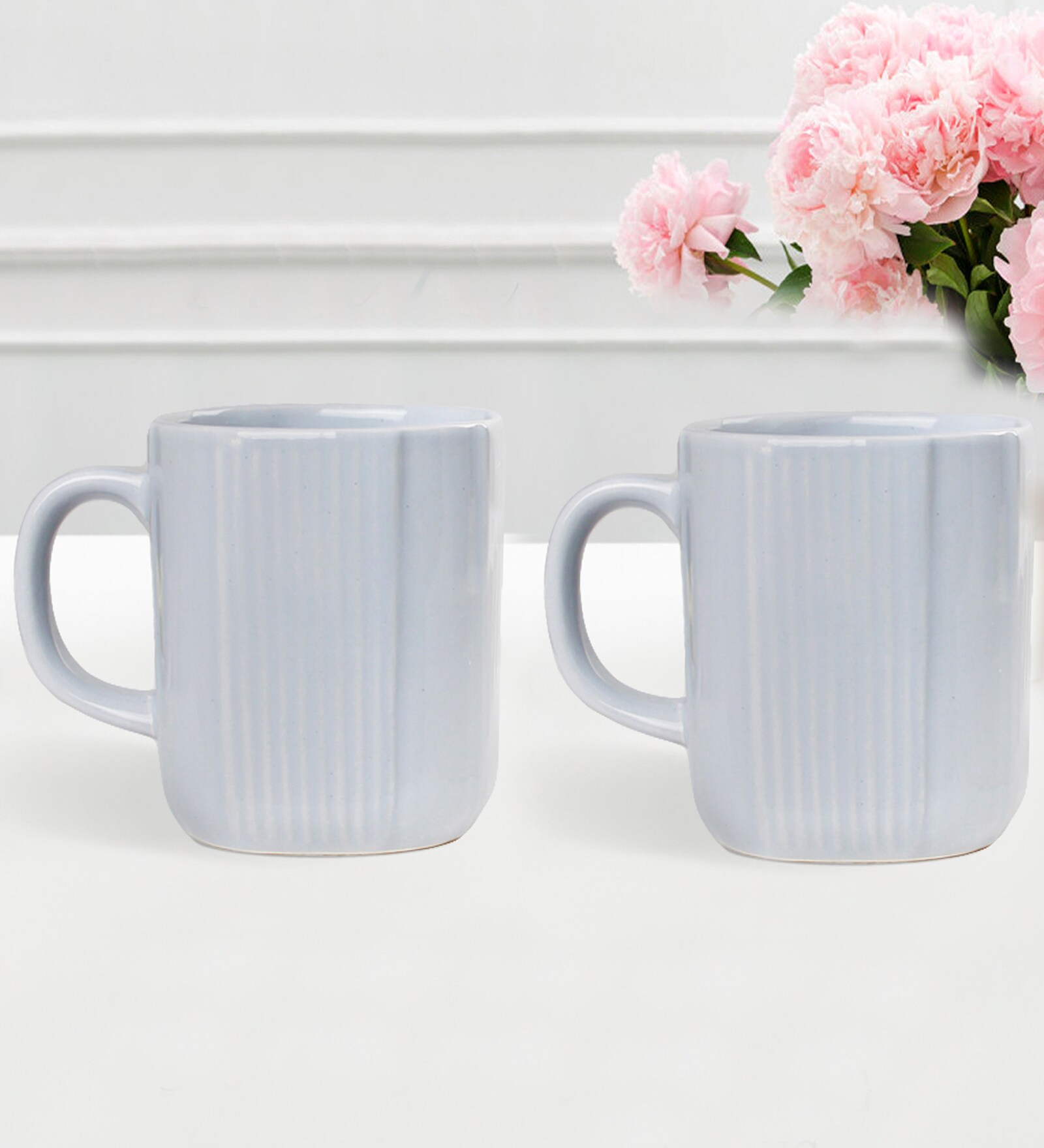 Buy Bliss 320ml Multicolour (Set of 2) Ceramic Coffee Mug at 66% OFF by The Earth Store | Pepperfry