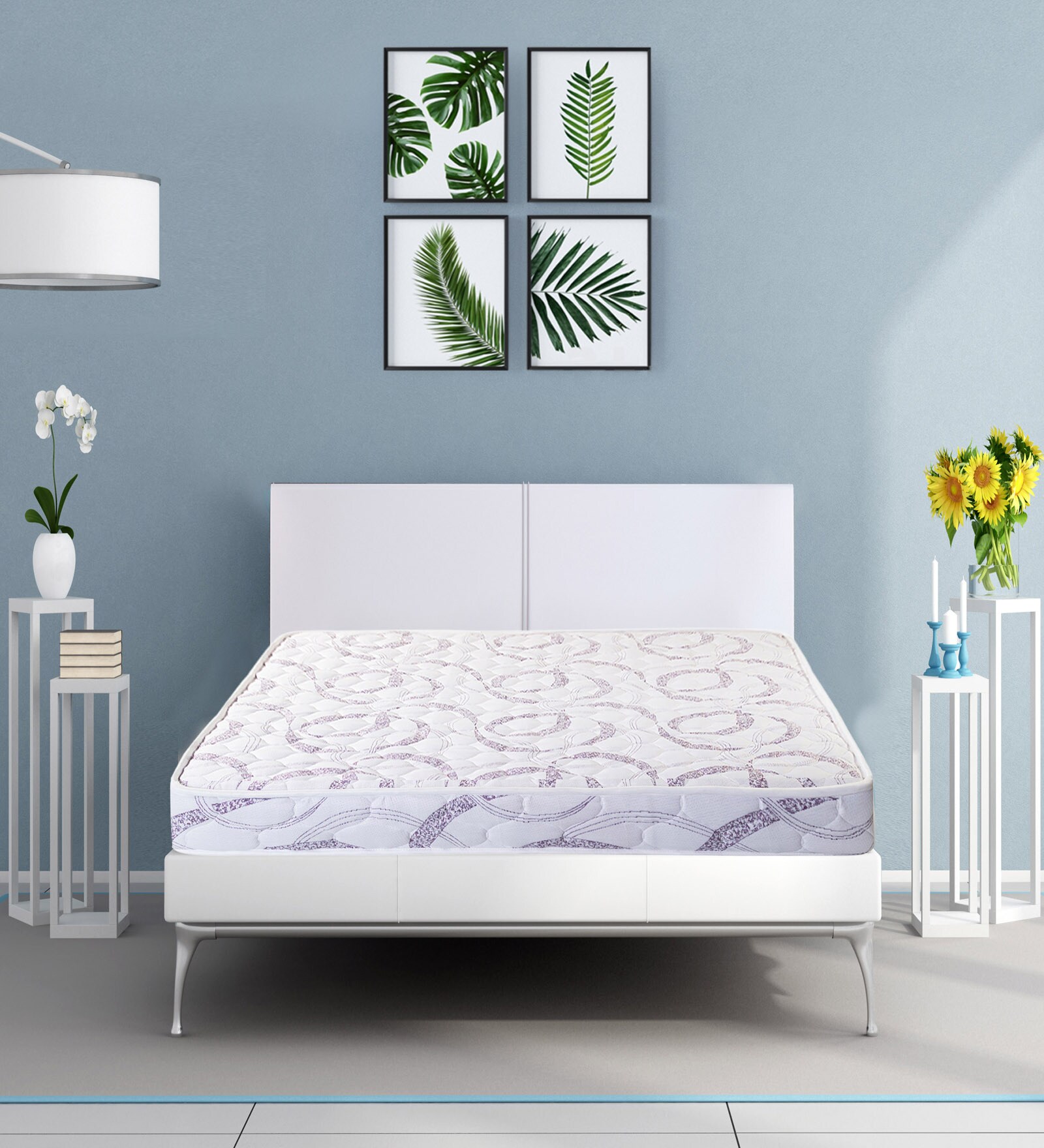 Buy Bliss Single Bed Reversible 72x36x6 Inch Rebonded Foam Mattress ...