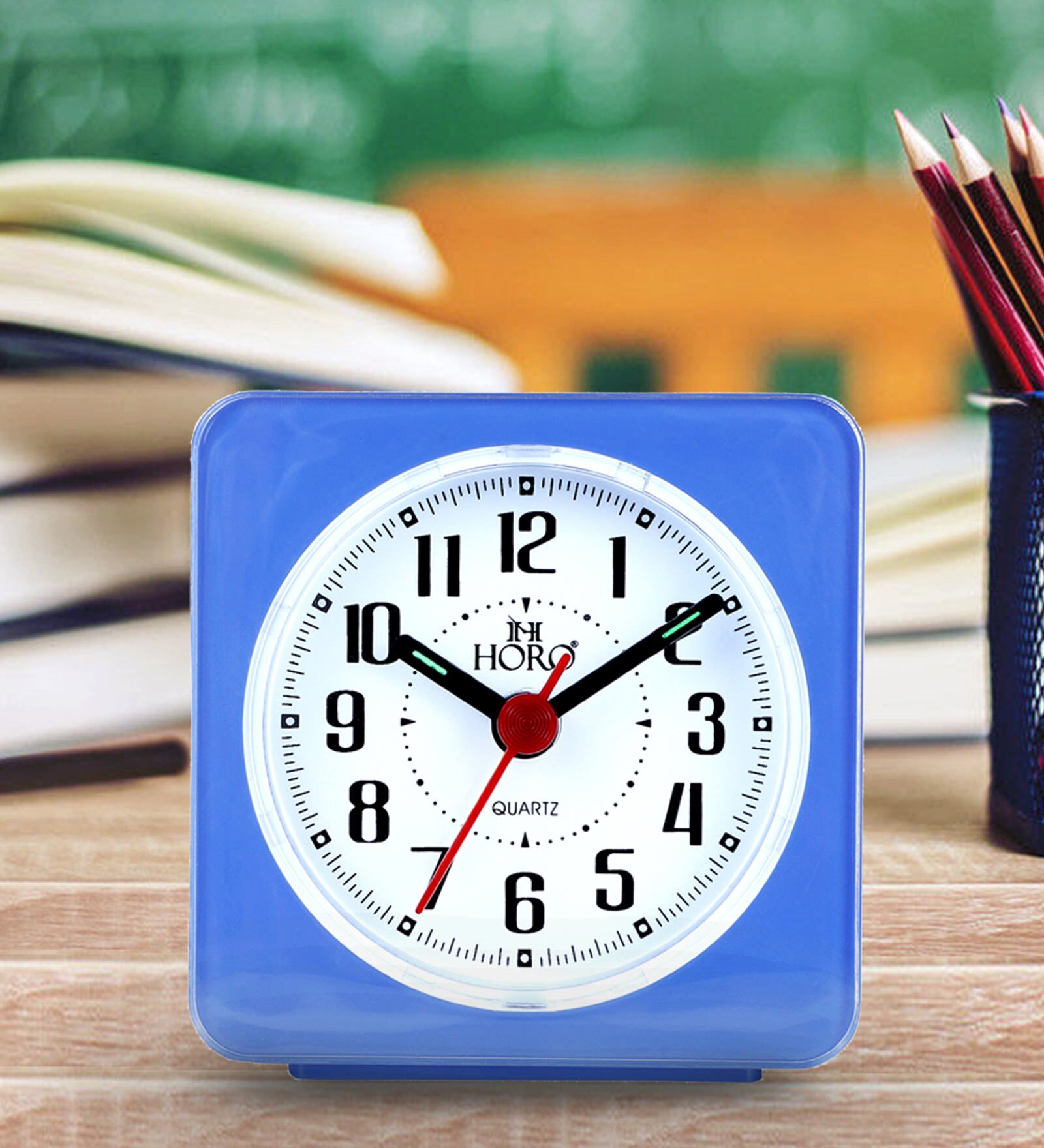 Buy Mini Blue Analog Alarm Clock at 58% OFF by Horo | Pepperfry