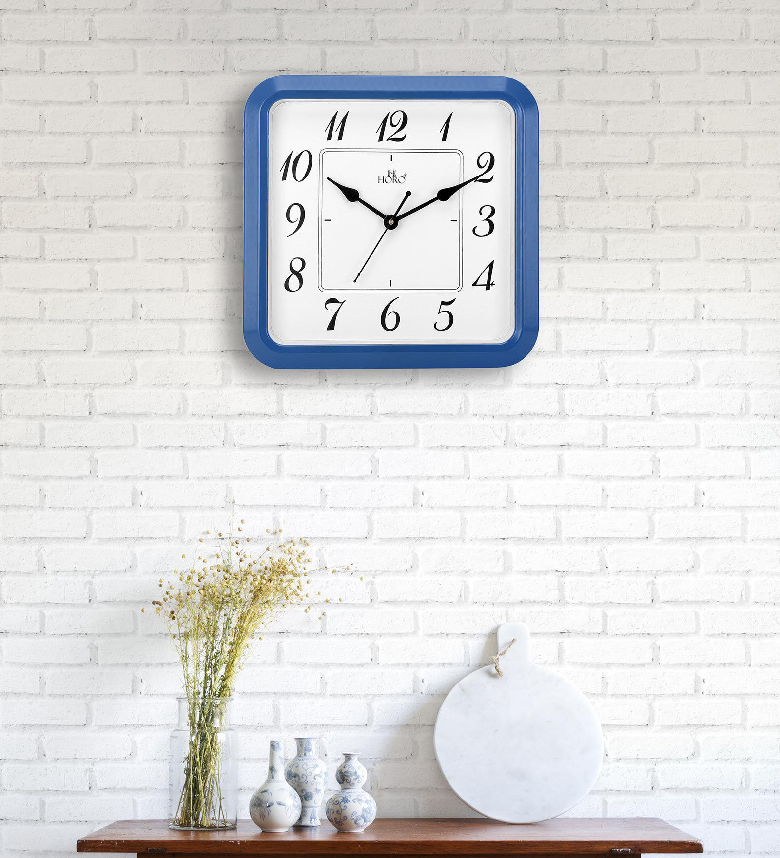 Buy Blue Analog Wall Clock at 21% OFF by Horo | Pepperfry