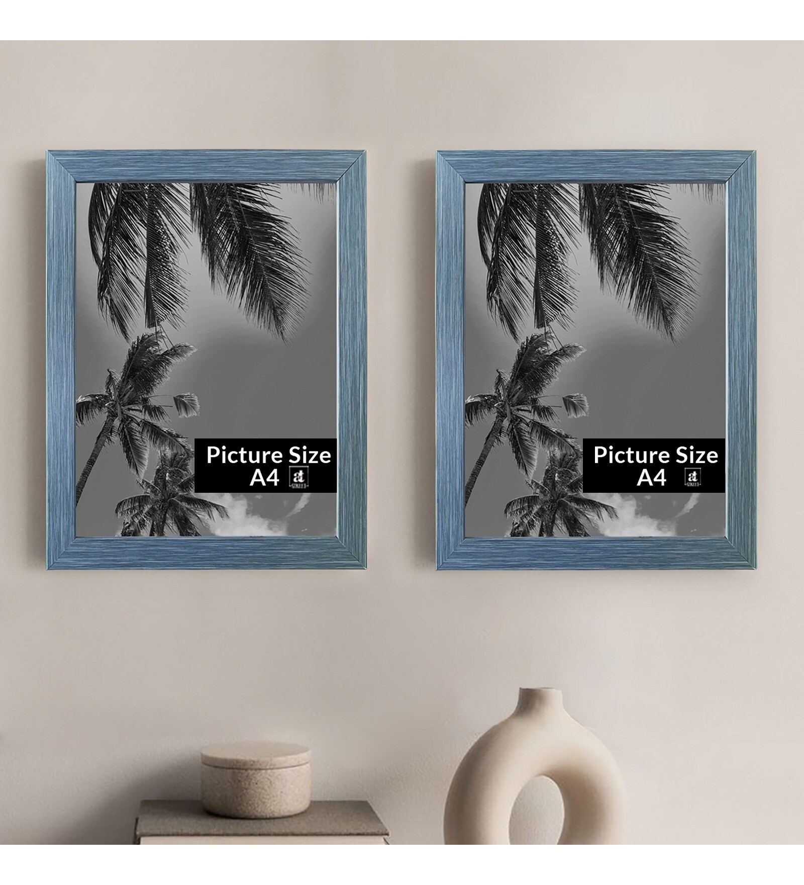 Buy Blue Photo frames Set Of 2 Decoration at 73% OFF by Art Street ...