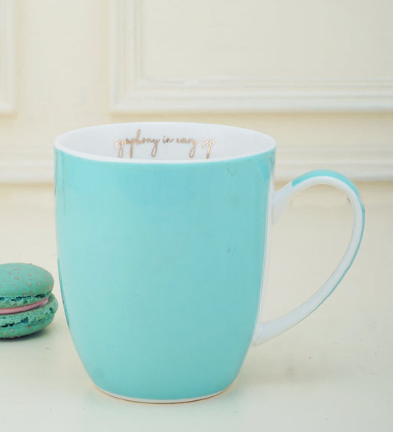 Buy Cooper 350ml Light Blue Bone China Coffee Mug at 16% OFF by TDT ...