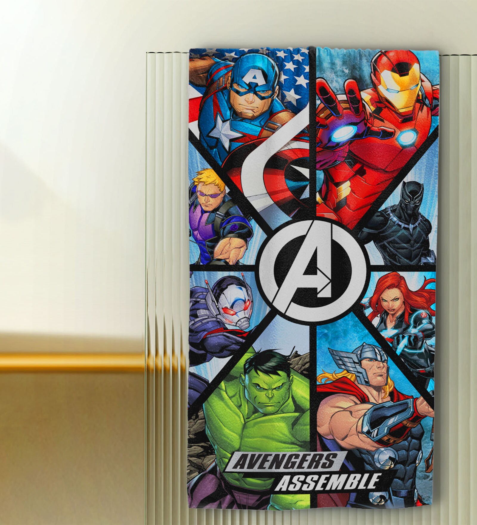 Buy Blue Avenger Cotton 47 x 24 Inch Kids Towel 1 Pc By Sassoon Fab at ...