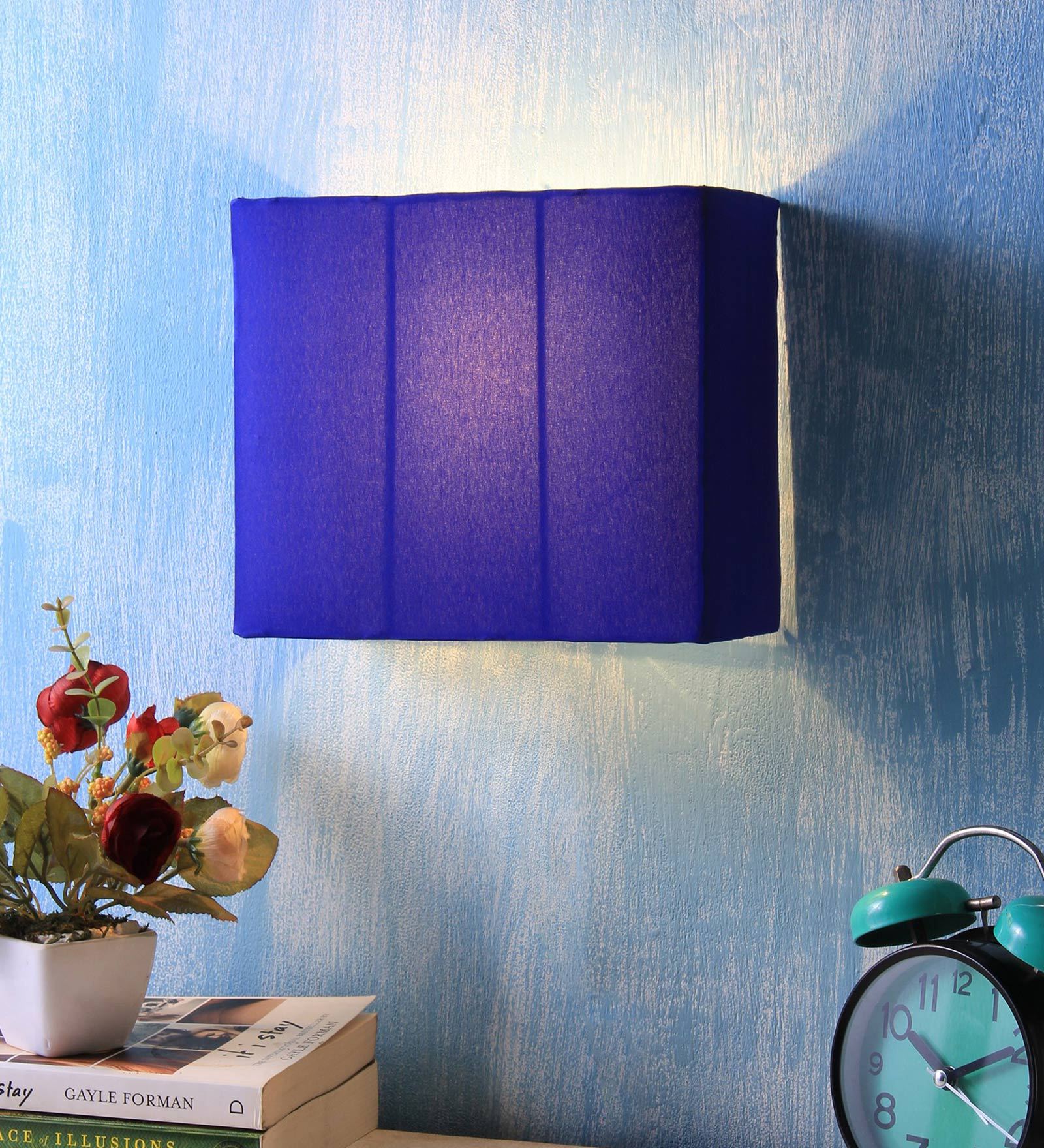 Buy Blue Cotton Wall Light at 56% OFF by New Era | Pepperfry