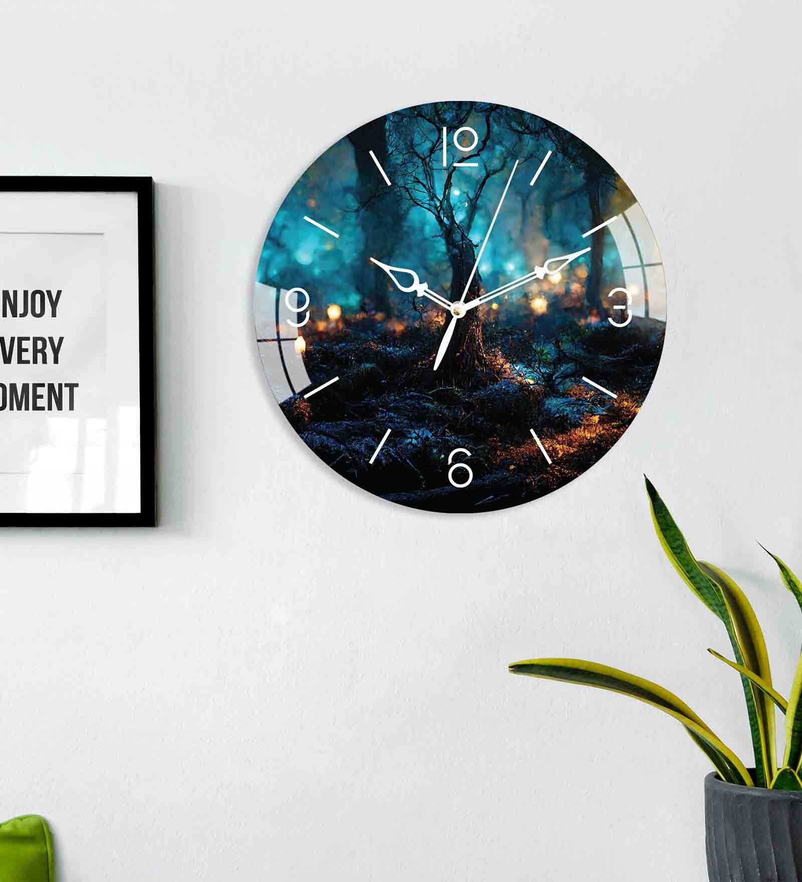 Buy Blue Dreamy Night Acrylic Wall Clock at 17% OFF by The Next Decor ...