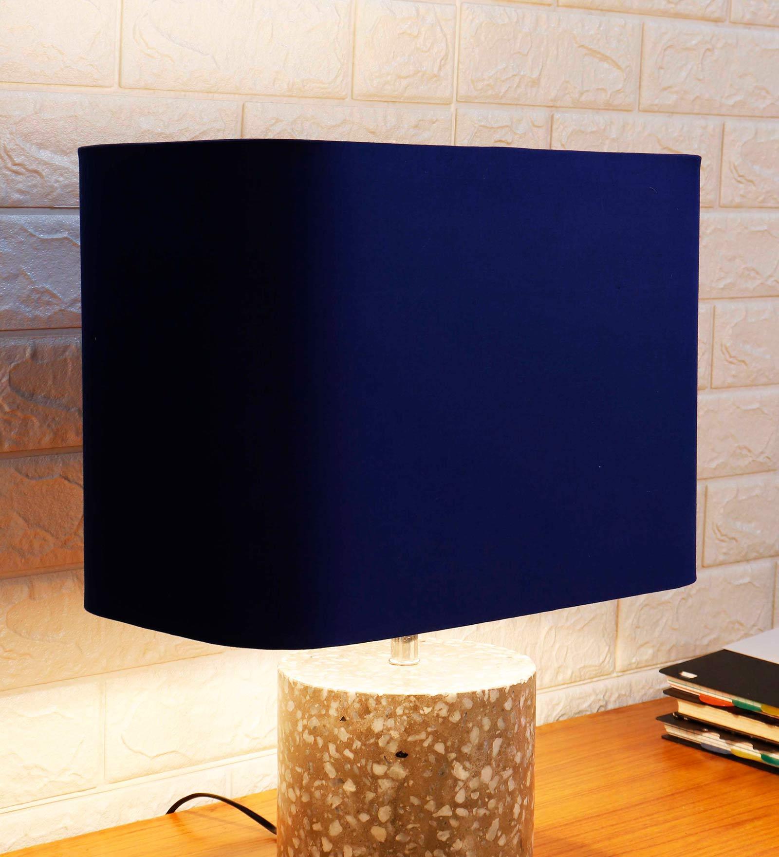 Buy Frosted Blue Fabric Solid Lampshade By Grated Ginger at 29% OFF by ...