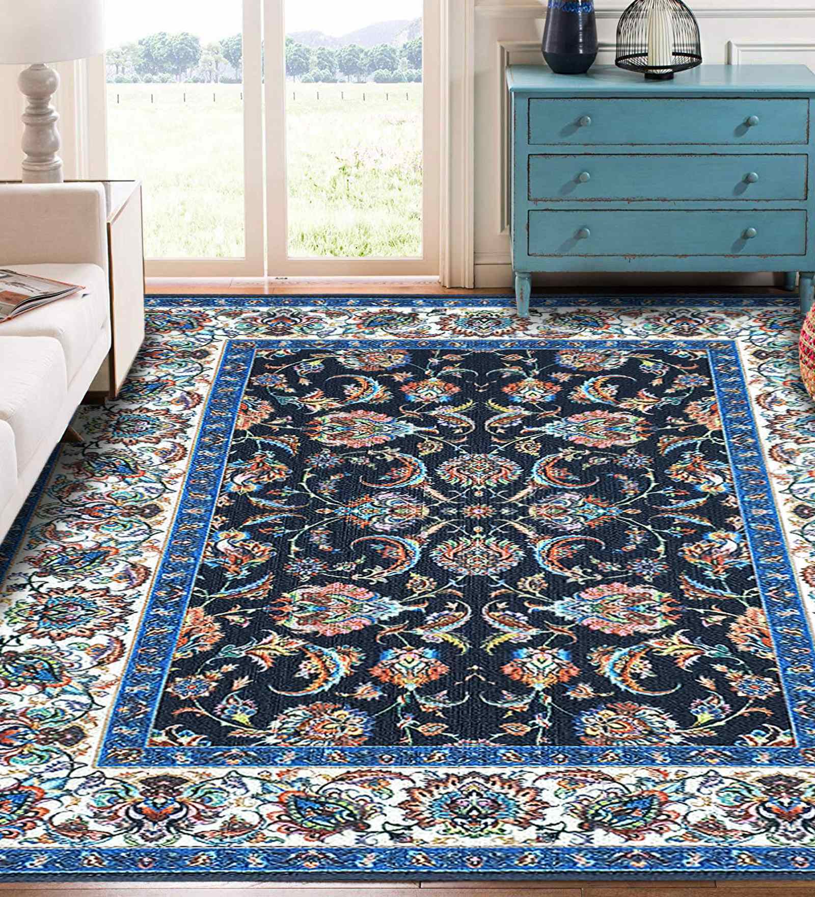 Buy Traditional Pattern Nylon Machine Made 3 X 5 Feet Carpet By Status ...
