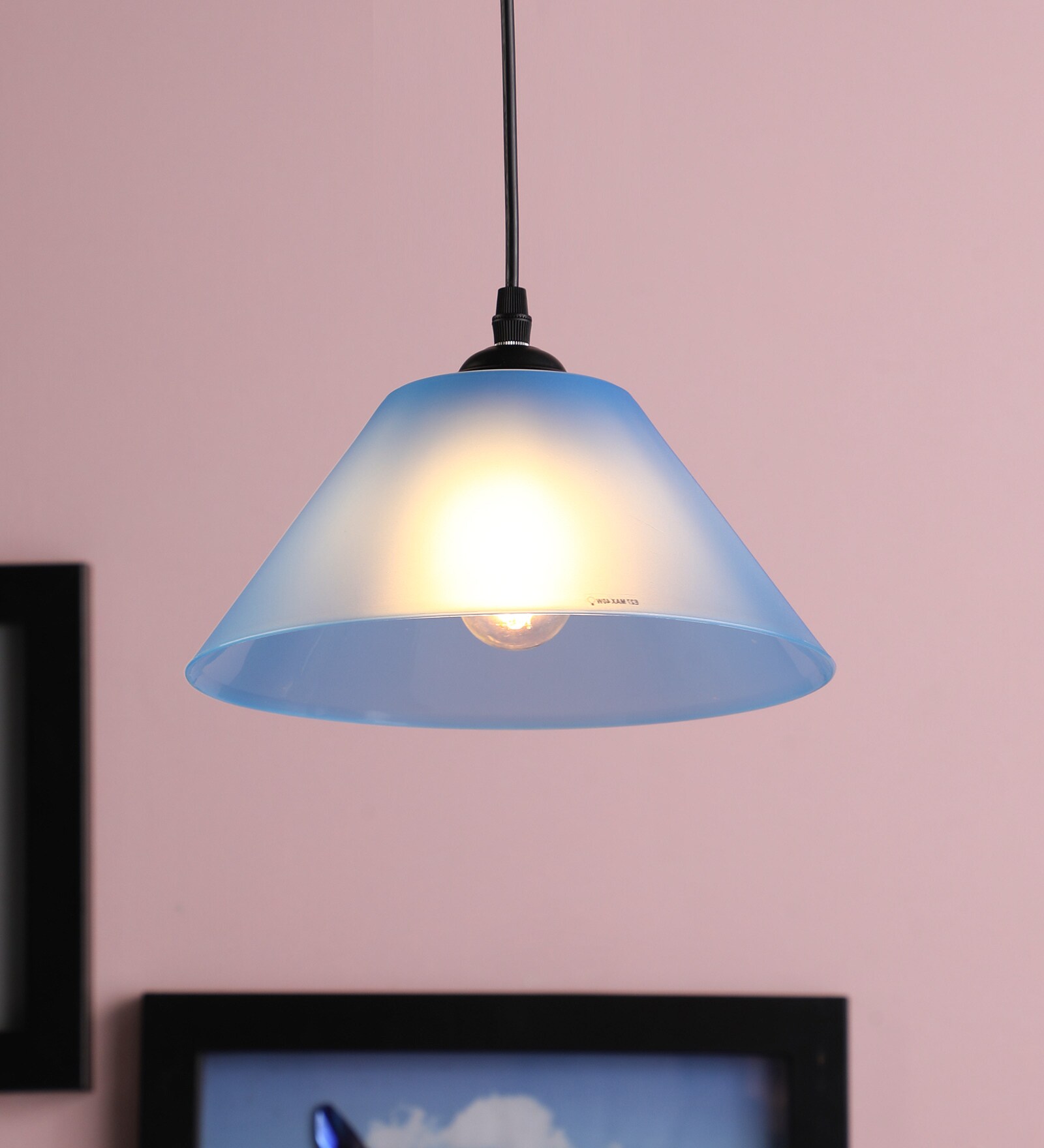 Buy Hector Blue Plastic Hanging Light at 42% OFF by Stello | Pepperfry