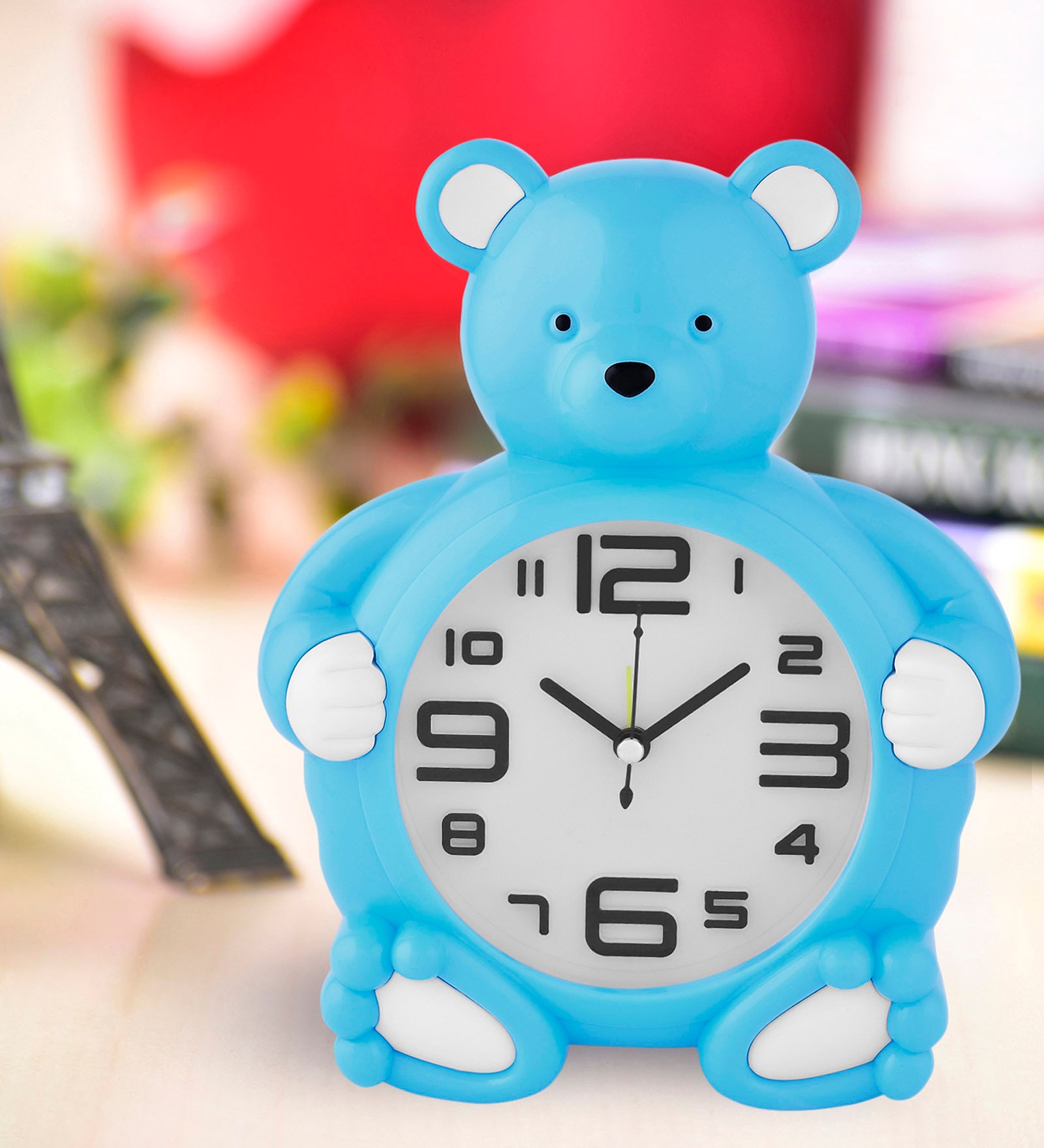 Buy Blue Plastic Teddy Alarm Clock By Archies Online - Table Clocks ...