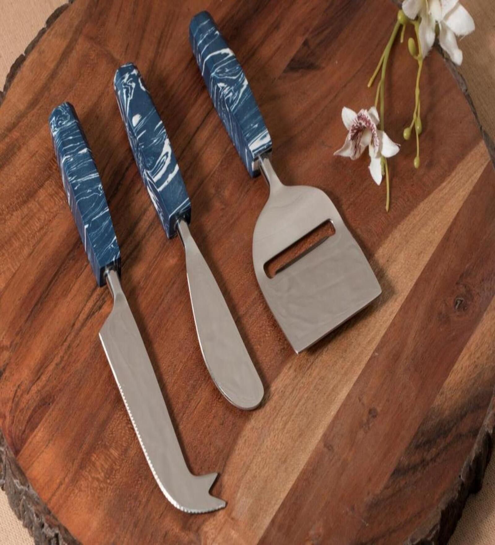 Buy Blue stainless steel (Set of 3) Knive set at 8% OFF by August ...