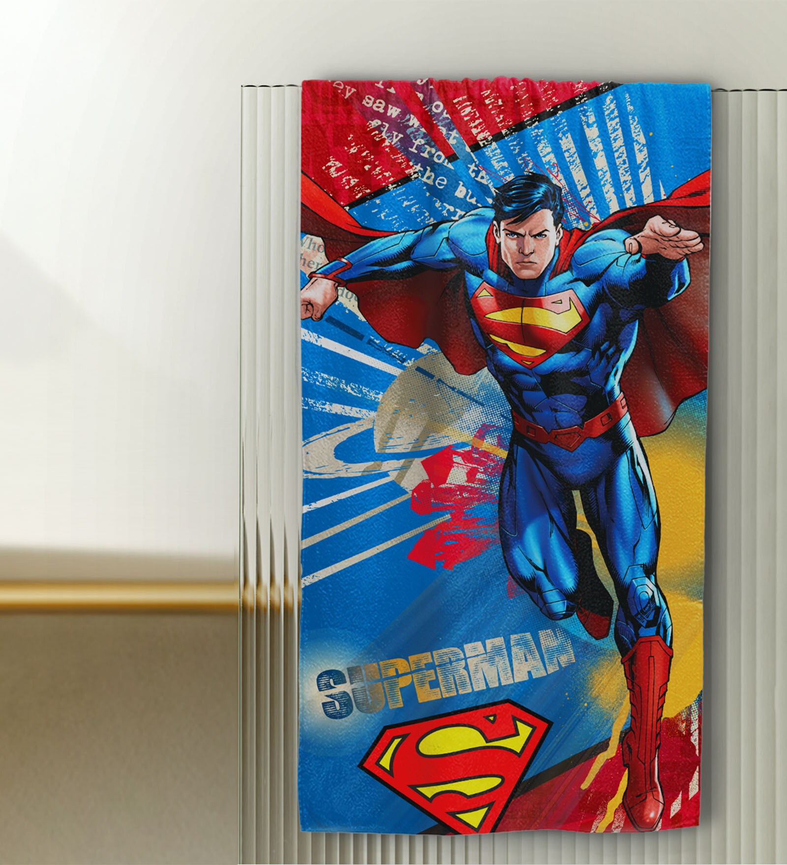 Buy Blue Superman Cotton 47 x 24 Inch Kids Towel 1 Pc at 33% OFF by ...