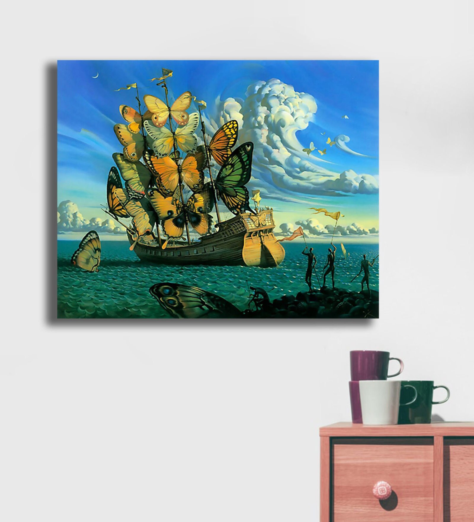 Buy Blue Unframed Canvas Art Prints at 16% OFF by Inspicanvas | Pepperfry