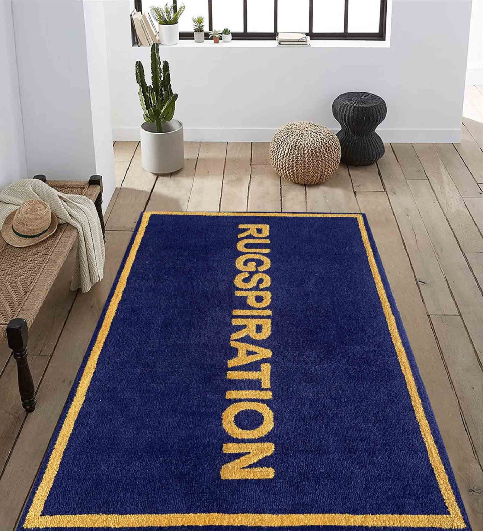 Buy Blue Wool Modern 5 X 8 Feet Hand Tufted Carpet at 34% OFF by Numan ...