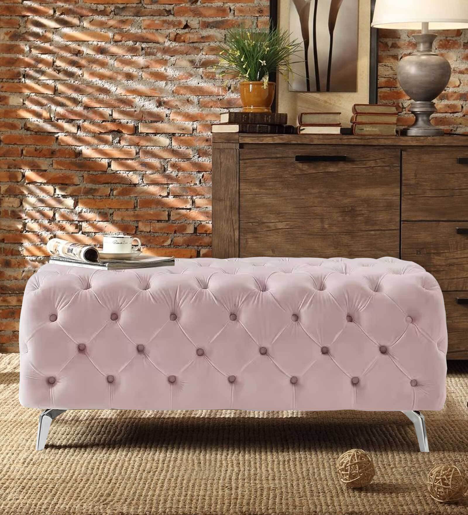 Buy Blush Upholstered Bench in Light Grey Colour at 30% OFF by Perfect ...