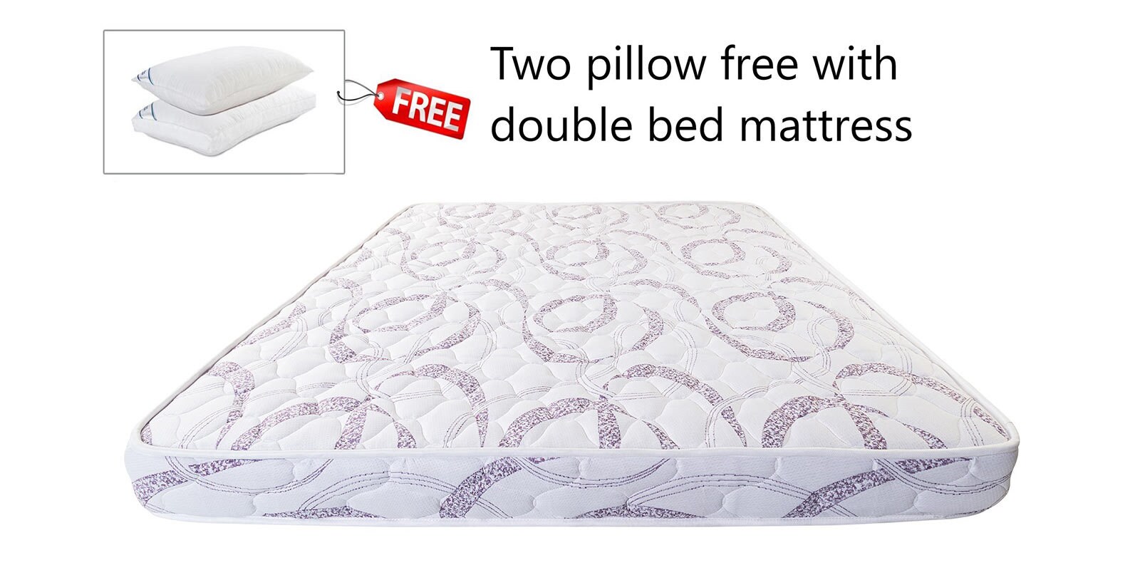 Buy Bliss King Size 6 inch Rebonded Foam Reversible Mattress by Recron ...