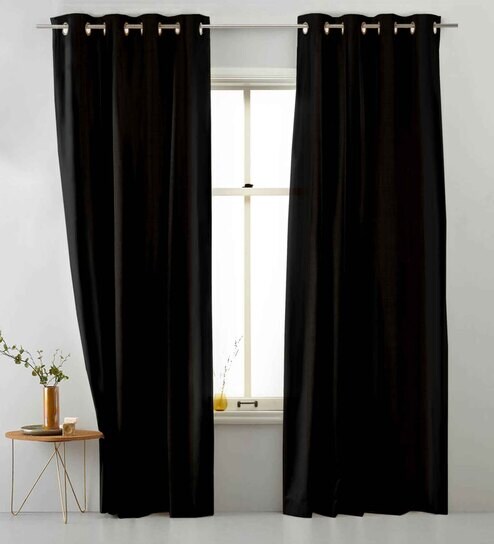 Buy Black Curtains Online at Best Price in India | Up to 70% Off at ...