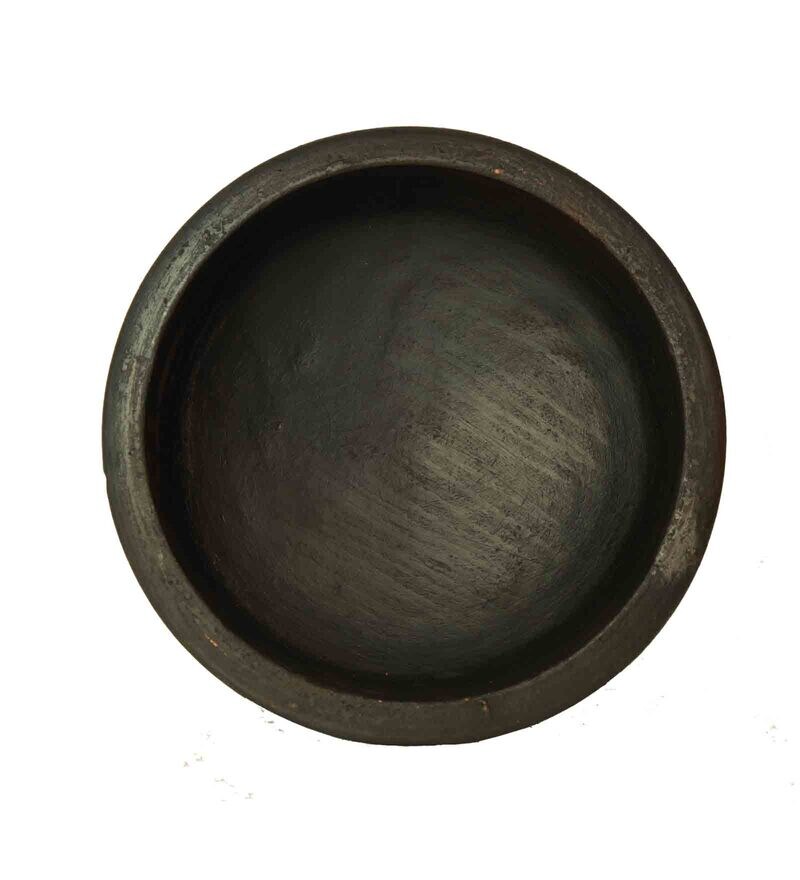 Buy Black Clay Pot 2 Litre By Ecocraft India Online - Pots and Handis ...