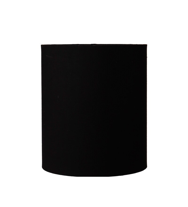 Buy Hexa Black Fabric Solid Lampshade By Grated Ginger Online - Solid ...