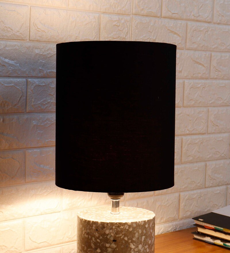 Buy Hexa Black Fabric Solid Lampshade By Grated Ginger Online - Solid ...