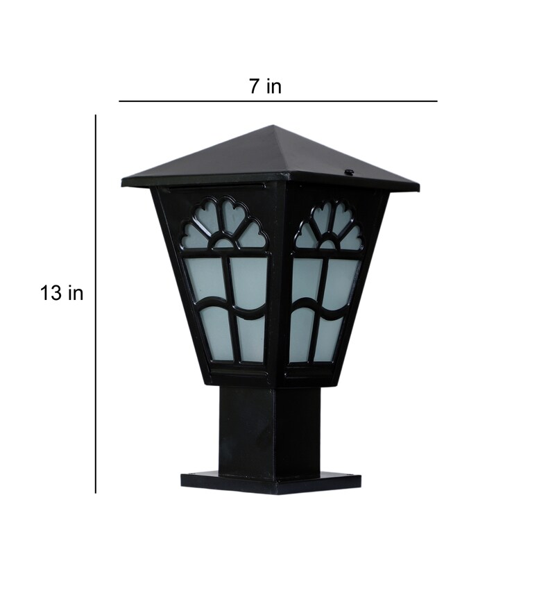 Buy Black Iron Gate Light by Eliante by Jainsons Lights Online - Gate ...